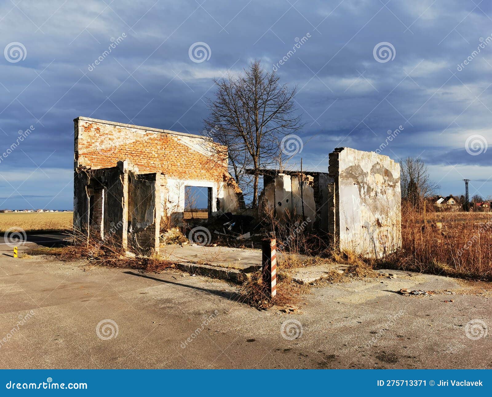 Debris of Old Factory Building Stock Image - Image of ruin, explosion ...