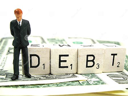Debt stock photo. Image of financial, finances, bill, budget - 4295476