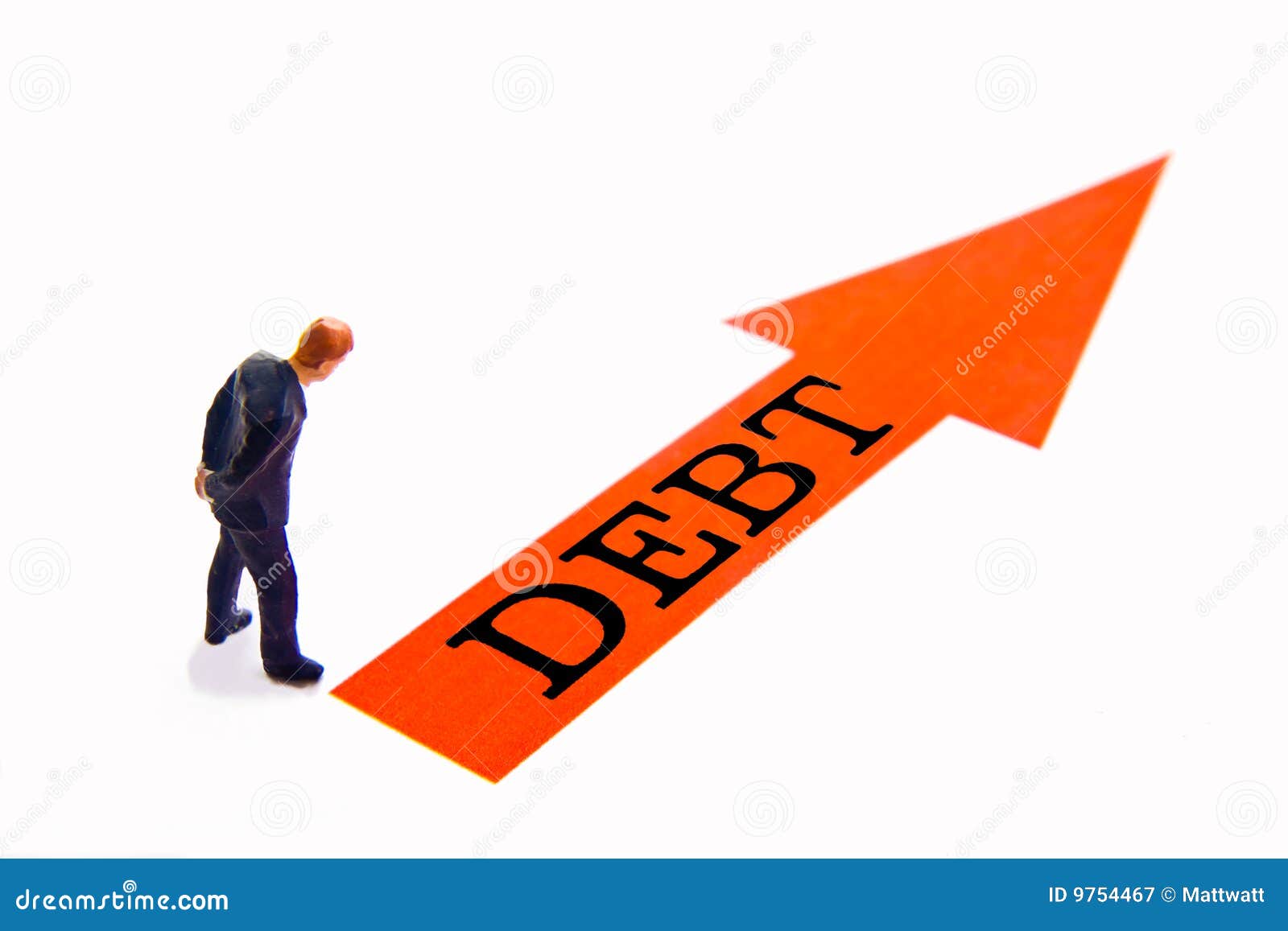Debt stock image. Image of small, pointing, business, point - 9754467