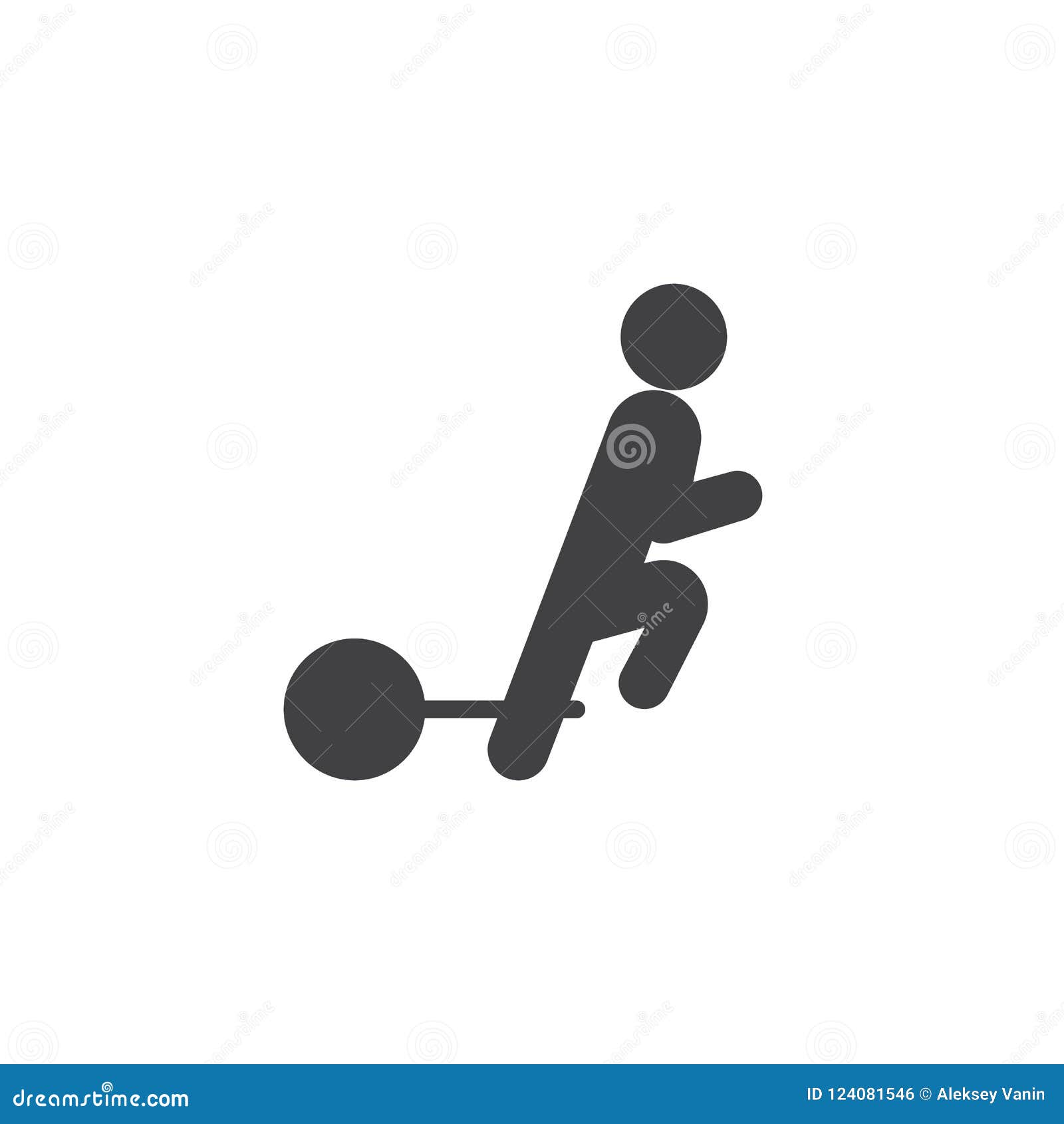 Debt Burden vector icon stock vector. Illustration of flat - 124081546