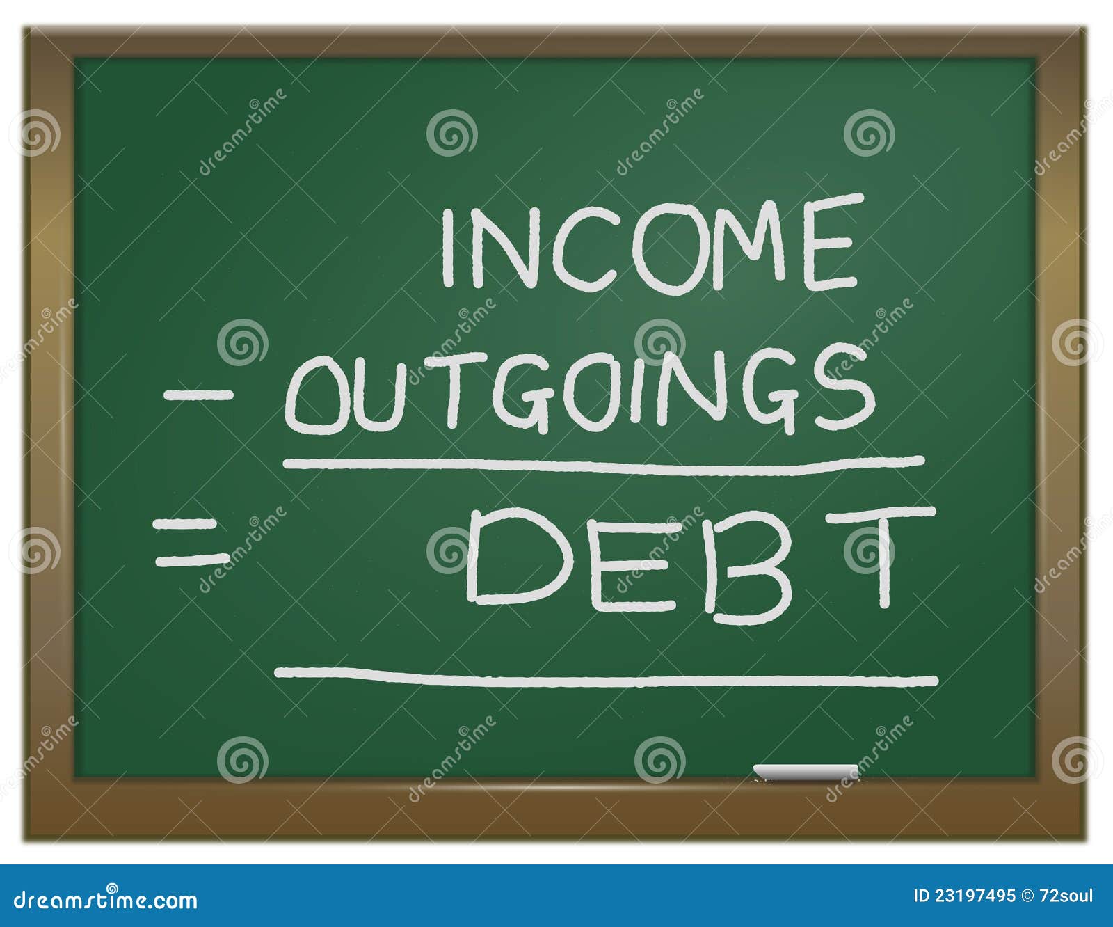 Debt concept. stock illustration. Illustration of concept - 23197495