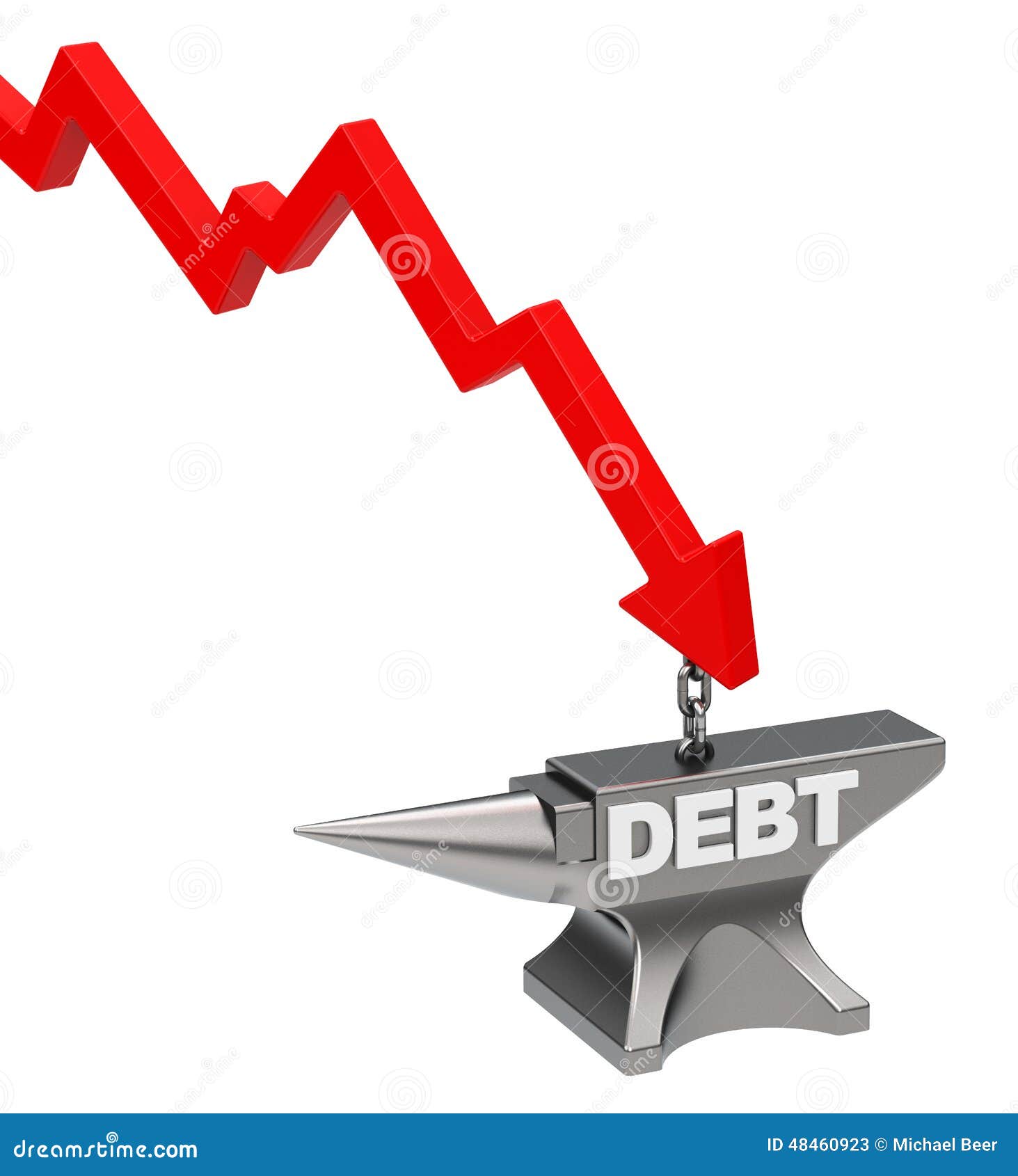 Debt stock illustration. Illustration of investment, bankruptcy - 48460923