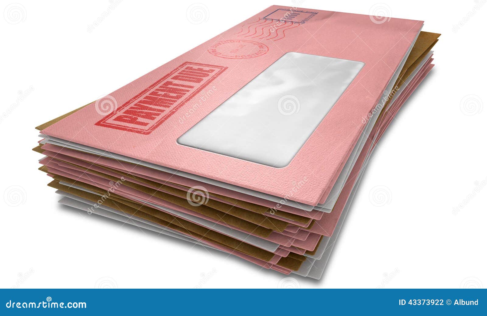 Debt Envelope Stack stock photo. Image of copy, envelope - 43373922