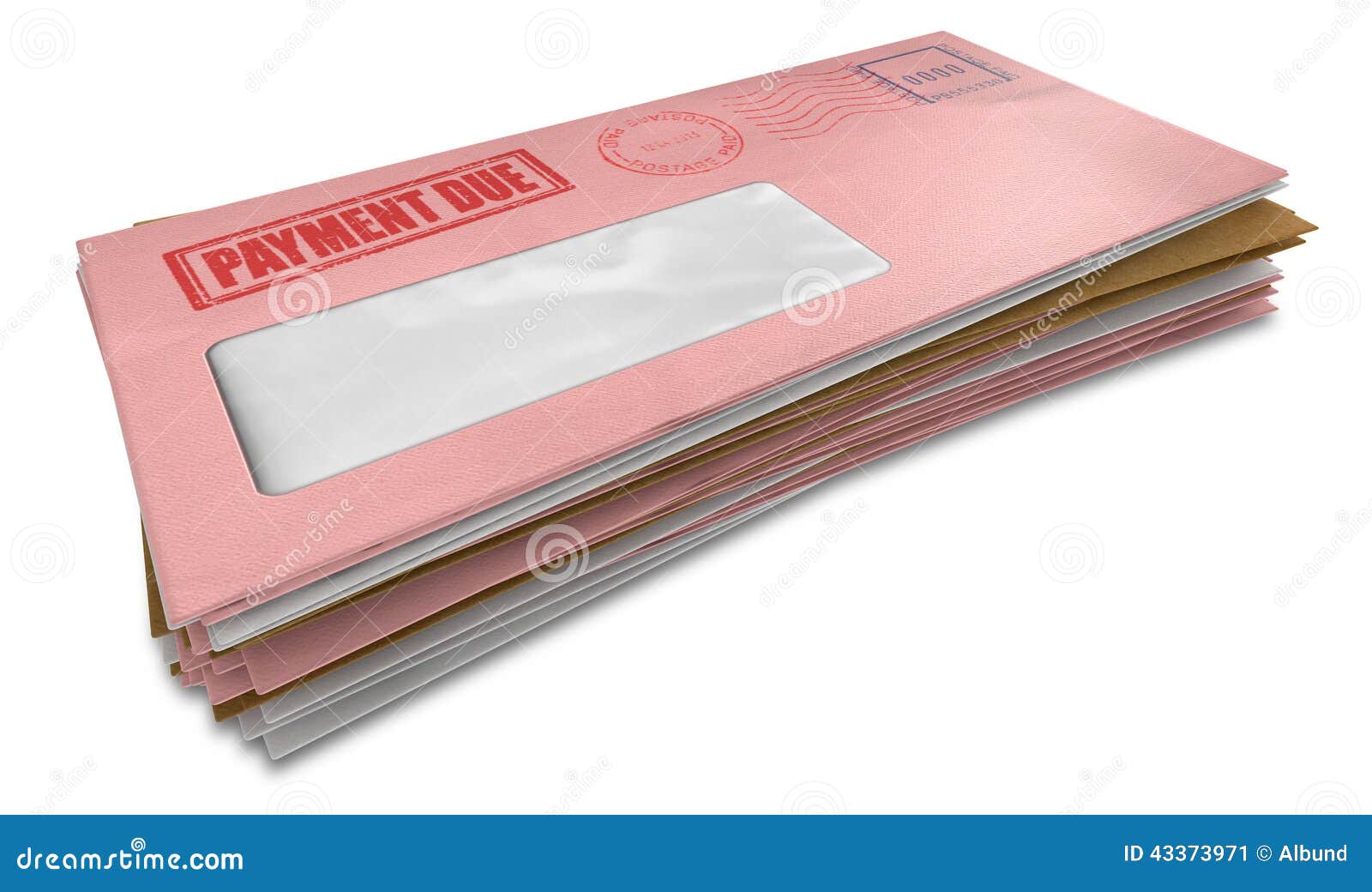 Debt Envelope Stack stock image. Image of heap, advice - 43373971