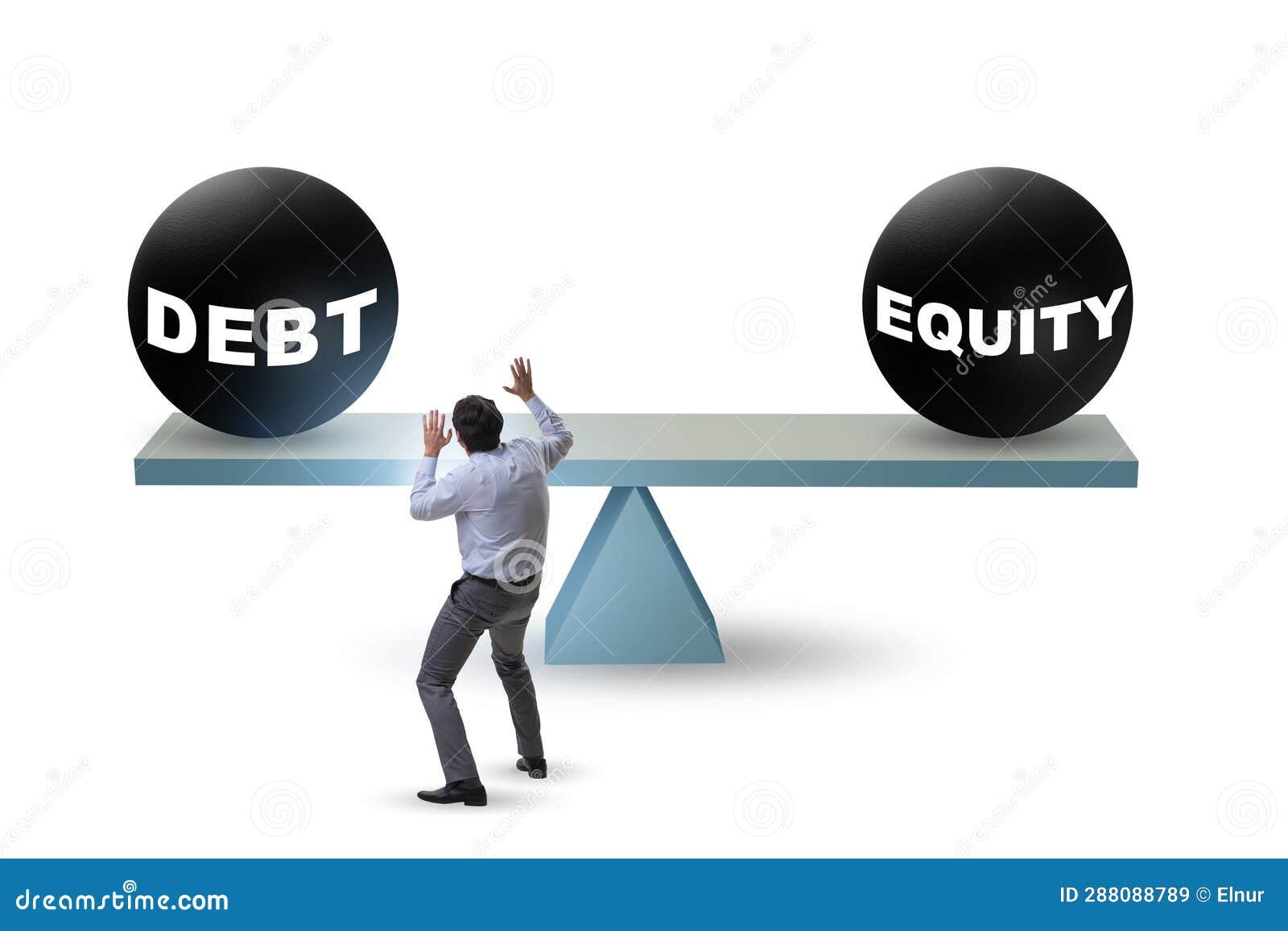 Debt or Equity Concept As Financing Options Stock Image - Image of ...
