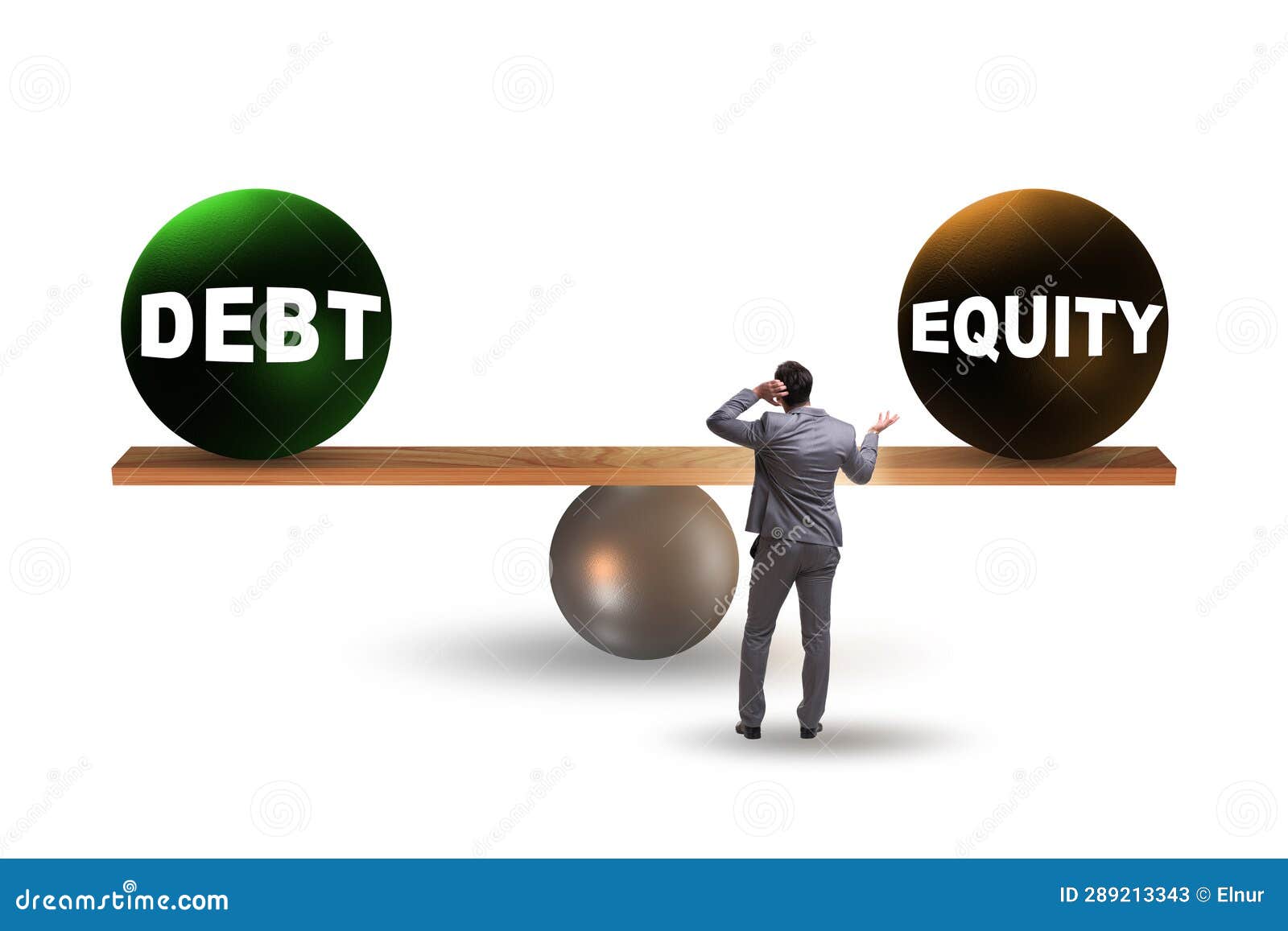 Debt or Equity Concept As Financing Options Stock Image - Image of loan ...