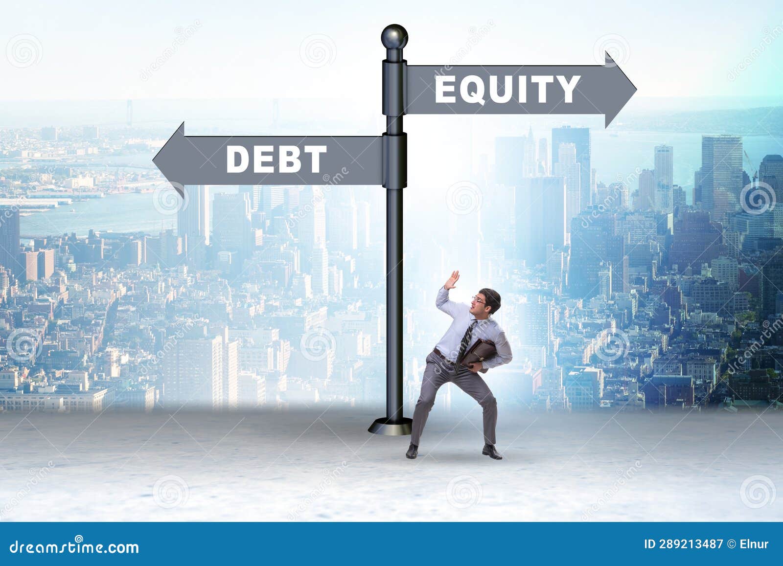 Debt or Equity Concept As Financing Options Stock Image - Image of debt ...