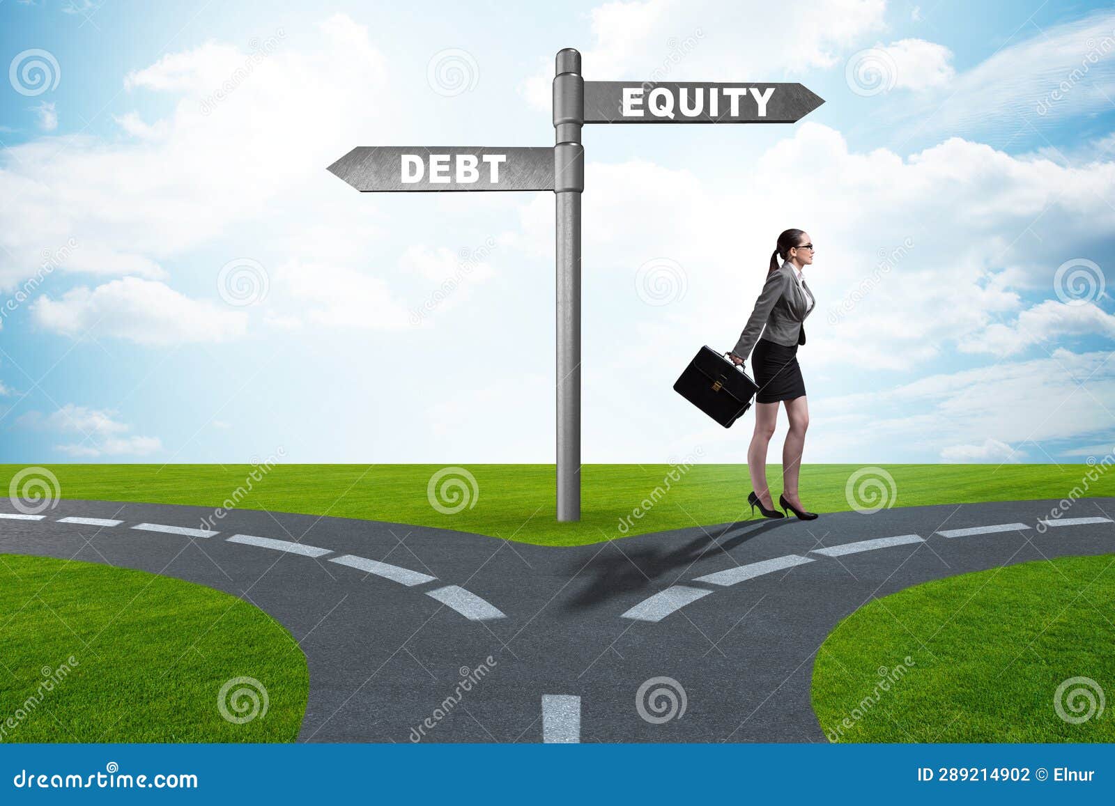 Debt or Equity Concept As Financing Options Stock Photo - Image of ...