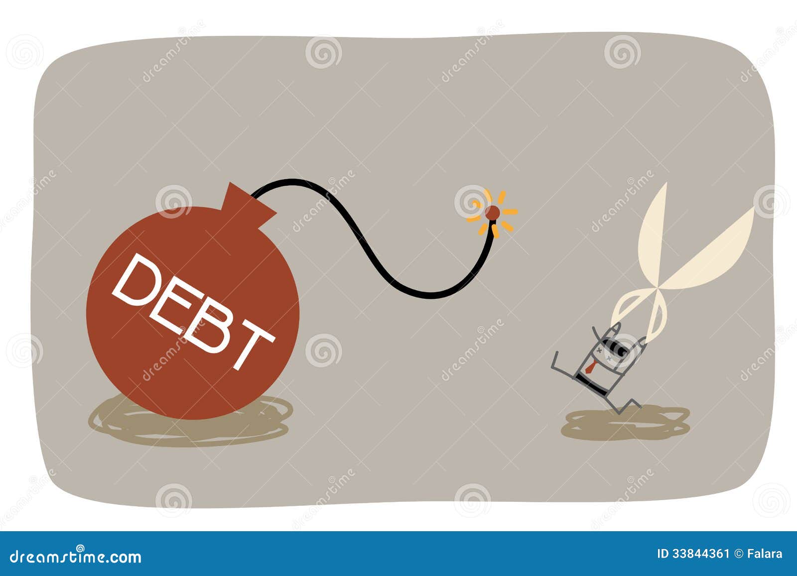 Debt Management Cash Flow Banners Stock Image | CartoonDealer.com #44243197
