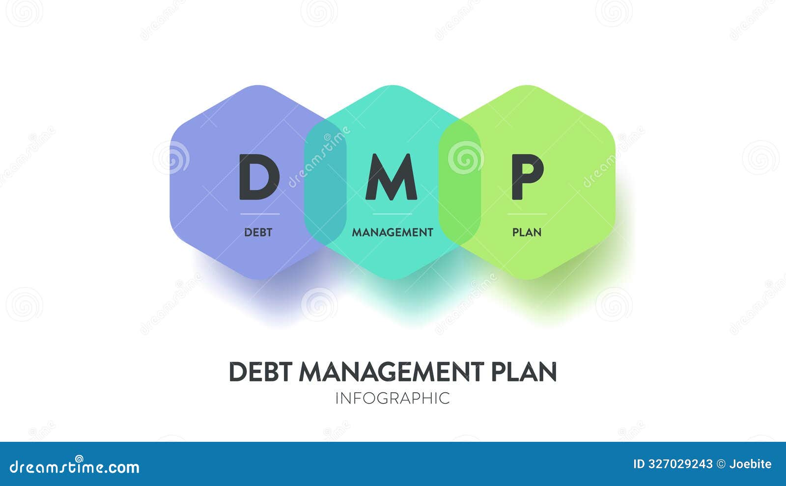 Debt Management Plan, DMP Model Infographic Diagram Chart Banner ...