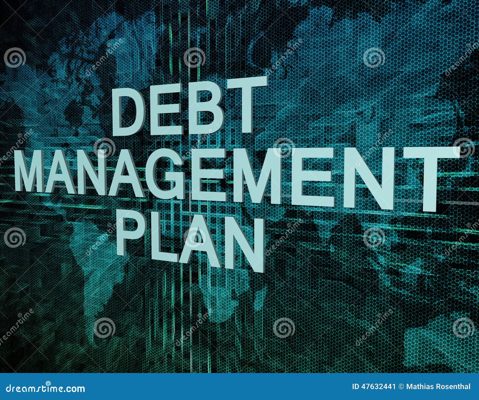 Debt Management Plan stock illustration. Illustration of income - 47632441