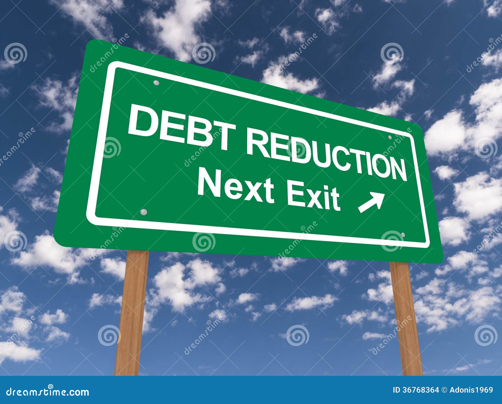 Debt Reduction. Royalty-Free Stock Image | CartoonDealer.com #19252534