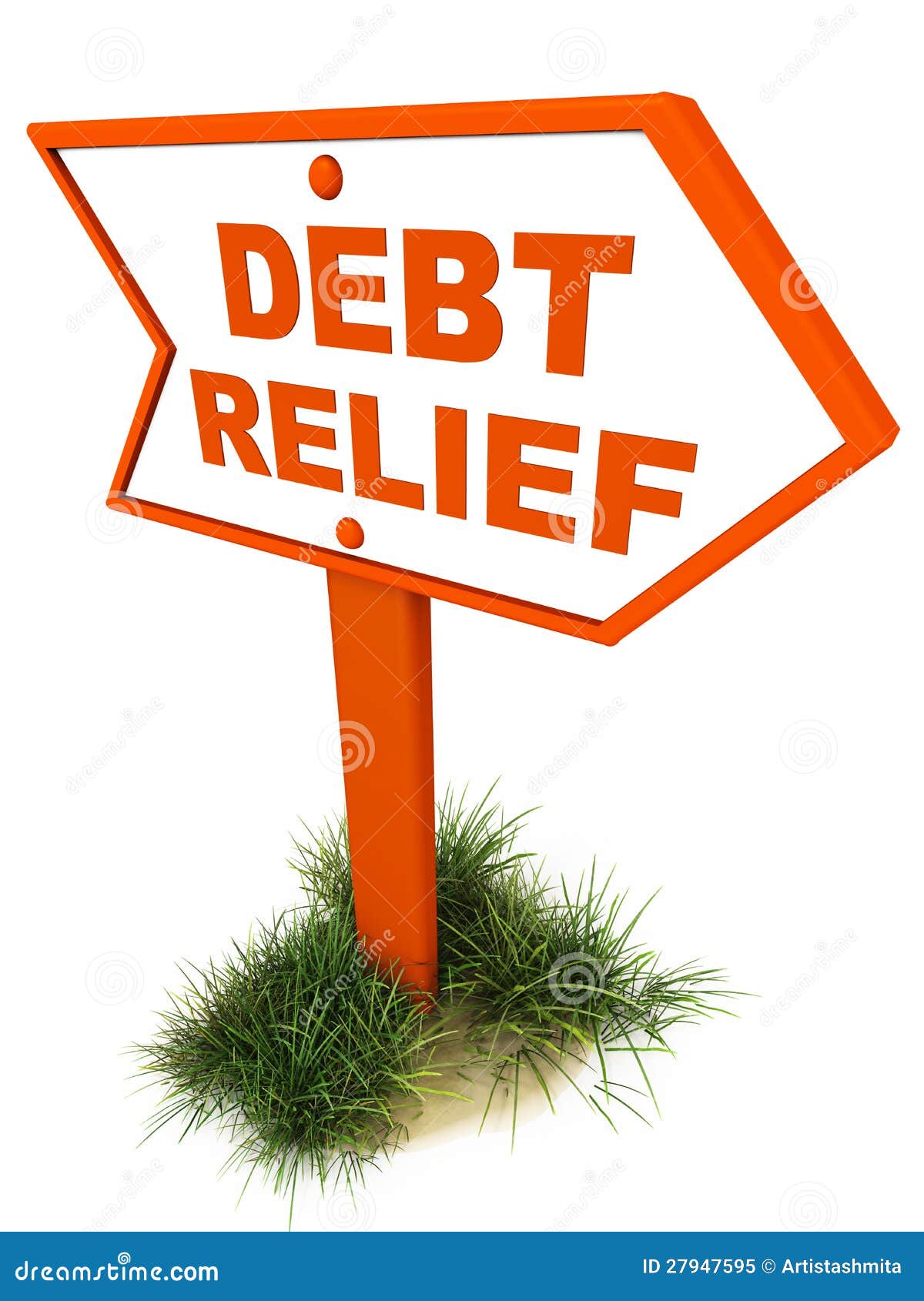 Debt relief stock illustration. Illustration of eliminate - 27947595