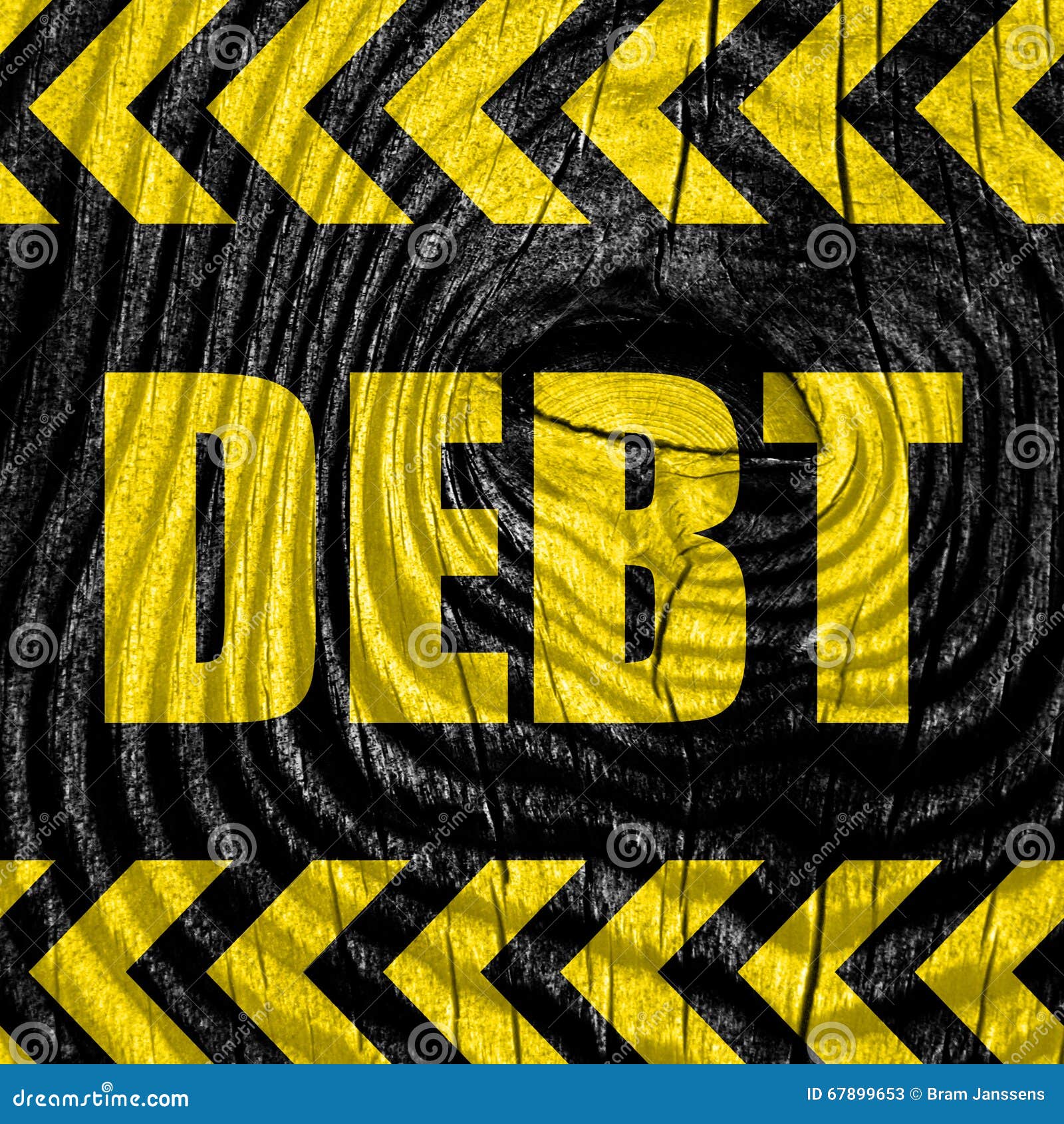 Debt Sign with Some Smooth Lines Stock Illustration - Illustration of ...