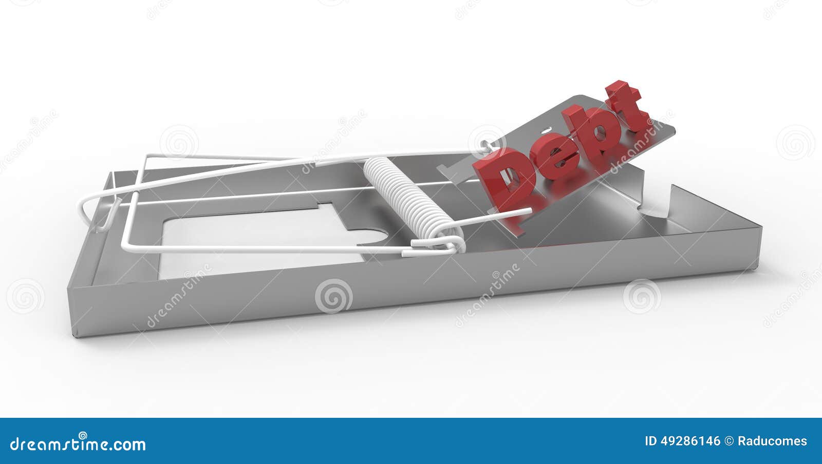 Debt Trap stock illustration. Illustration of profit - 49286146