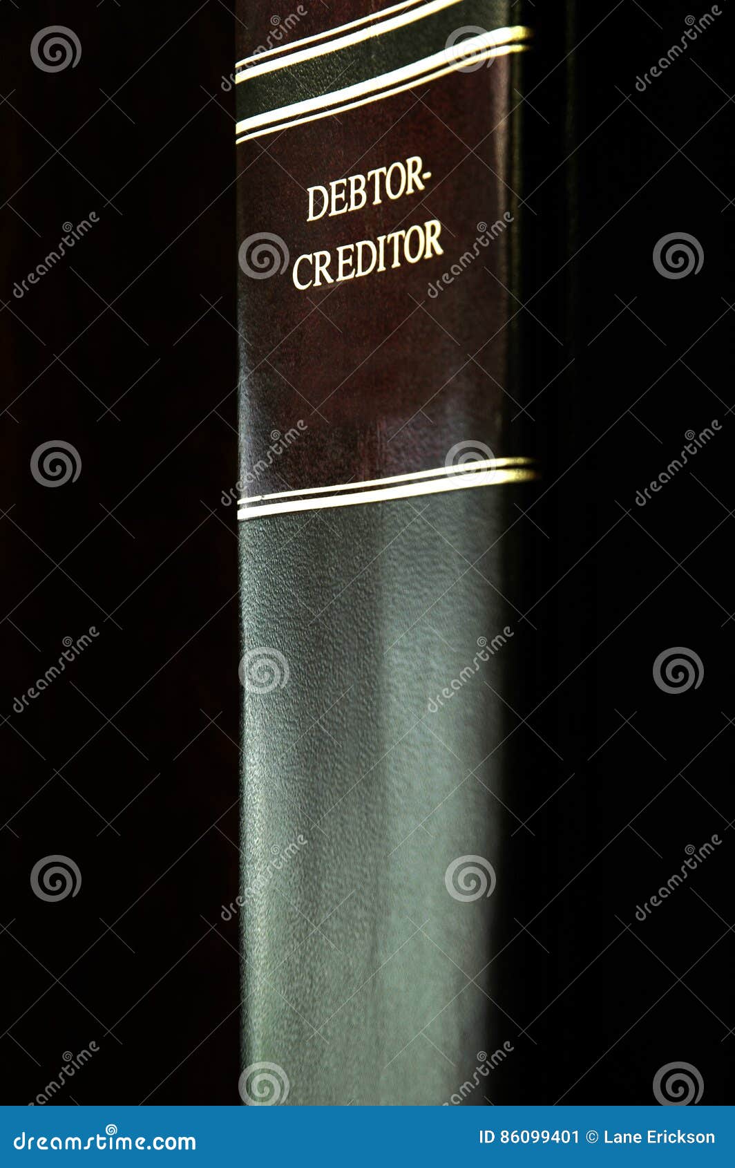 Debtor and Creditor Law Manual Book Stock Image - Image of letters ...