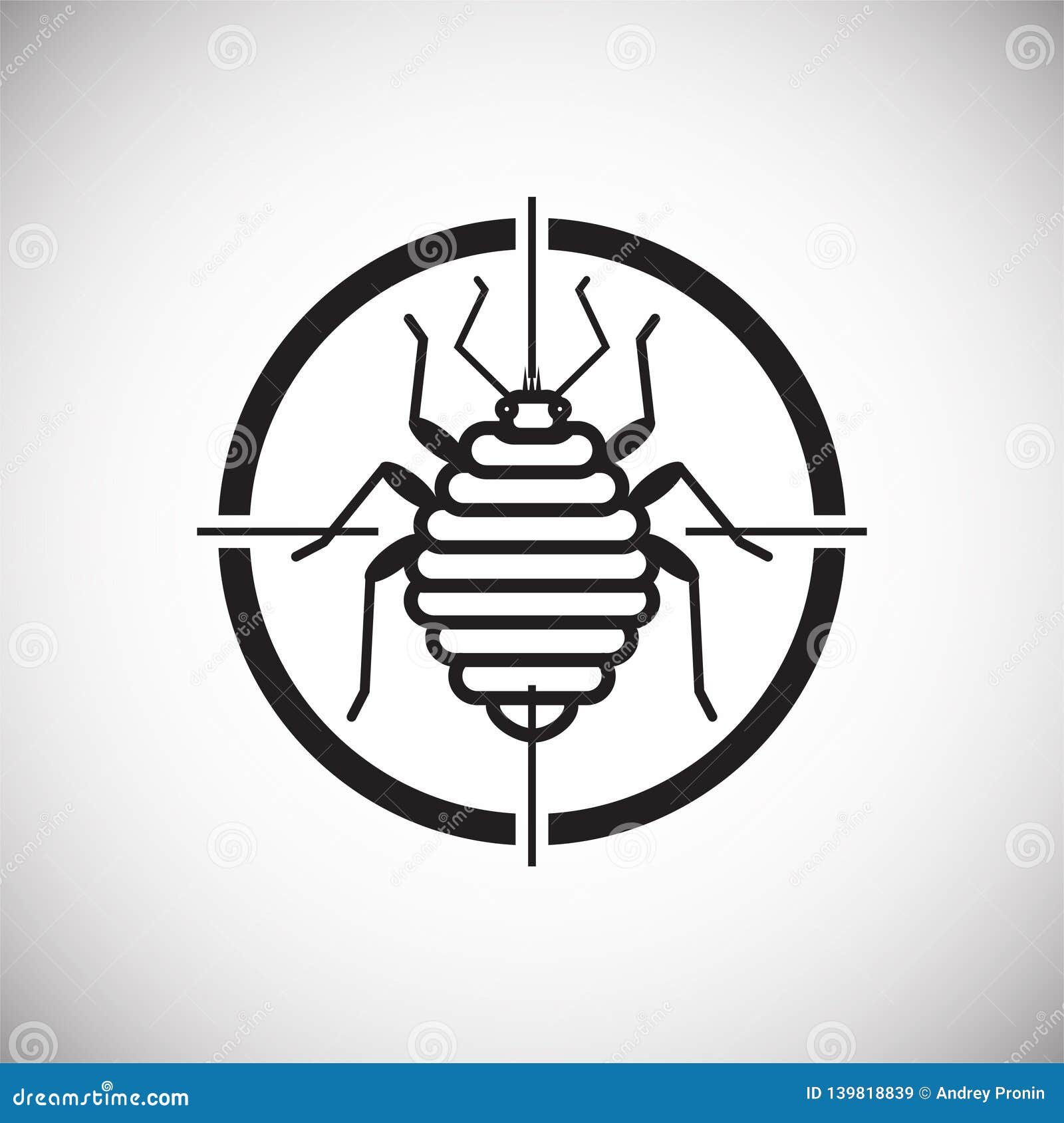 Debugging Icon on White Background for Graphic and Web Design, Modern ...
