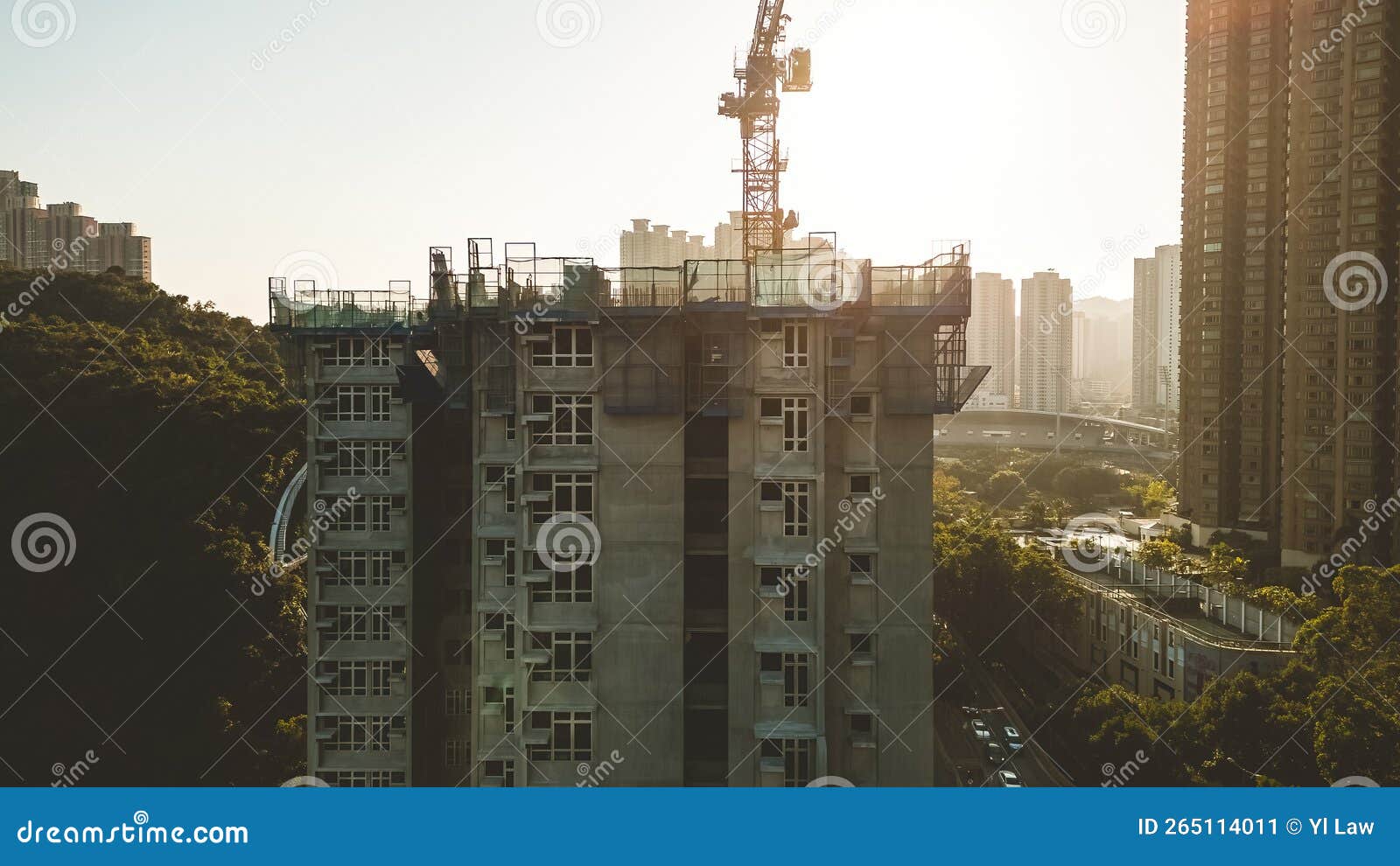 26 Dec 2022 Advertisement on a Fence of a Building Under Construction ...