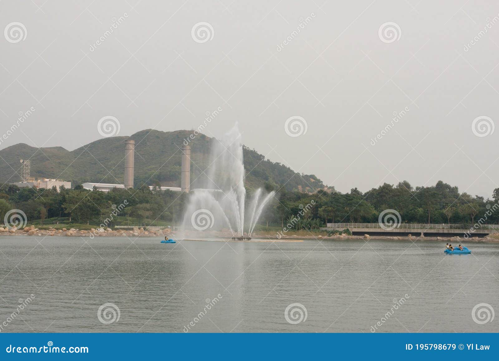 2 Dec 2007 the Lake, Inspiration Lake Recreation Centre, Hk Stock Image ...