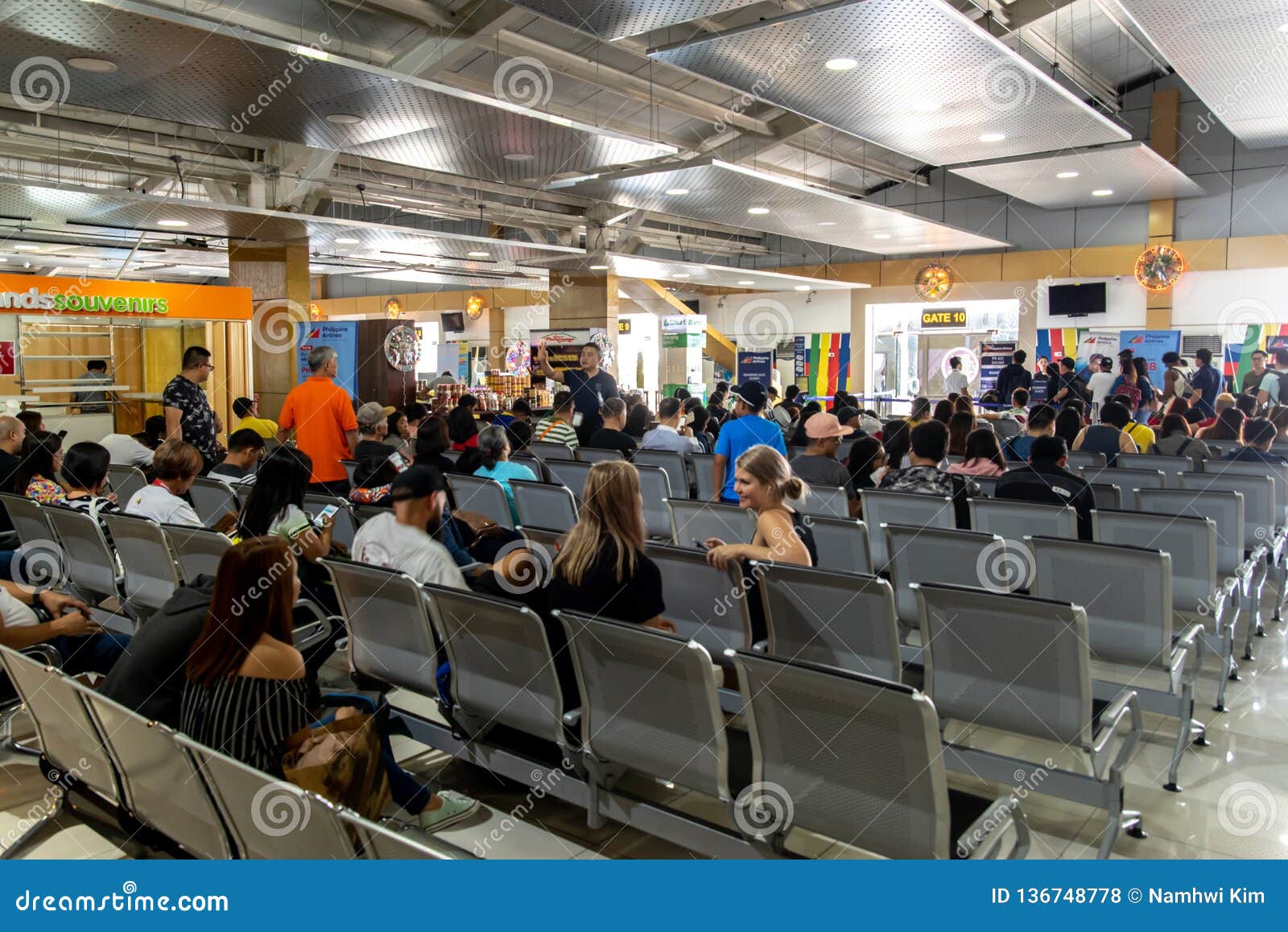 Passengers Awaiting Boarding at Clark Airport Terminal, Clark ...