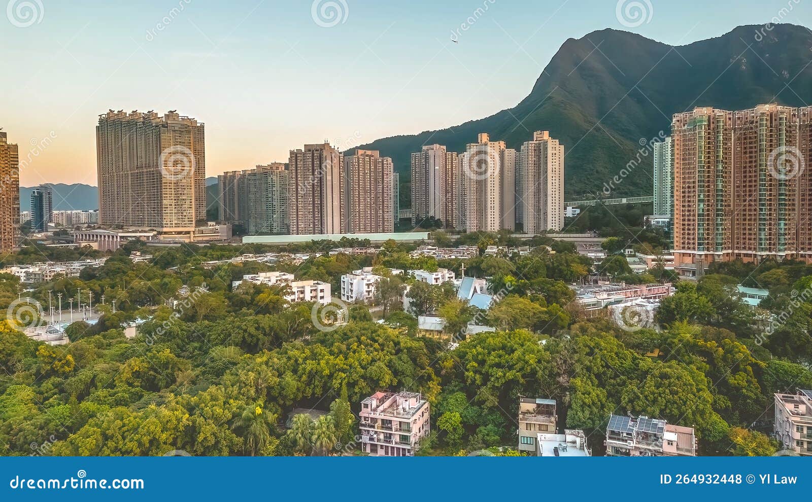 Wu Kai Sha Area with Modern Residential Building 23 Dec 2022 Stock ...
