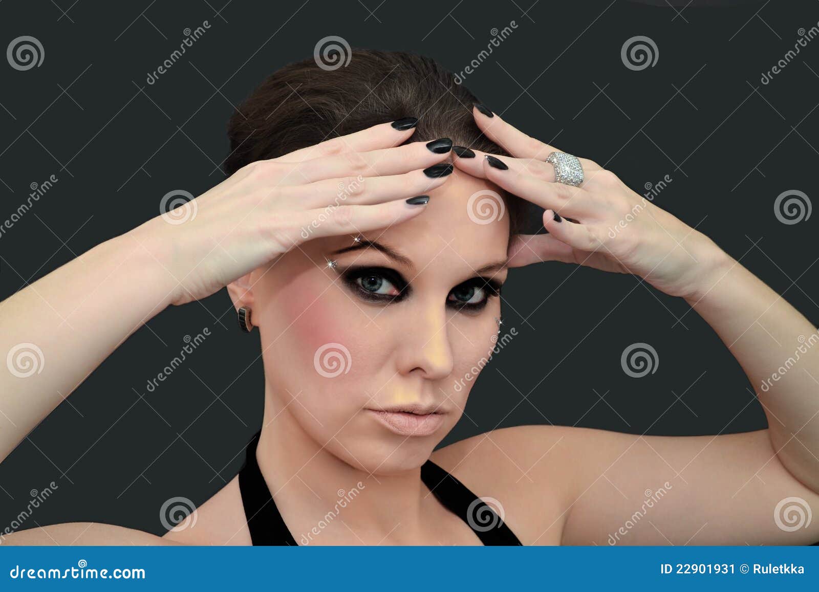 Decadence stock image. Image of eyes, dramatic, decadence - 22901931