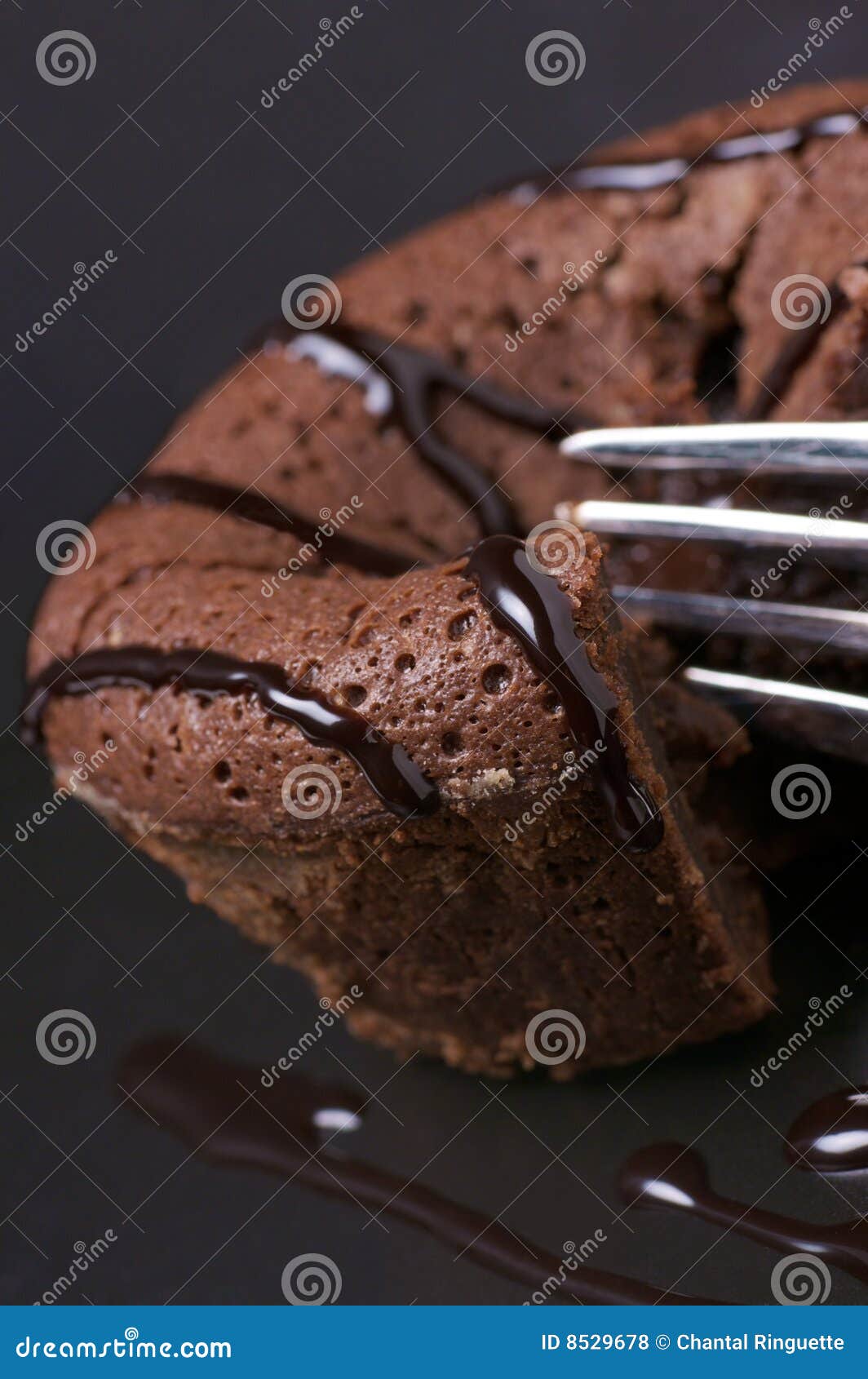 Decadent chocolate dessert stock photo. Image of food - 8529678