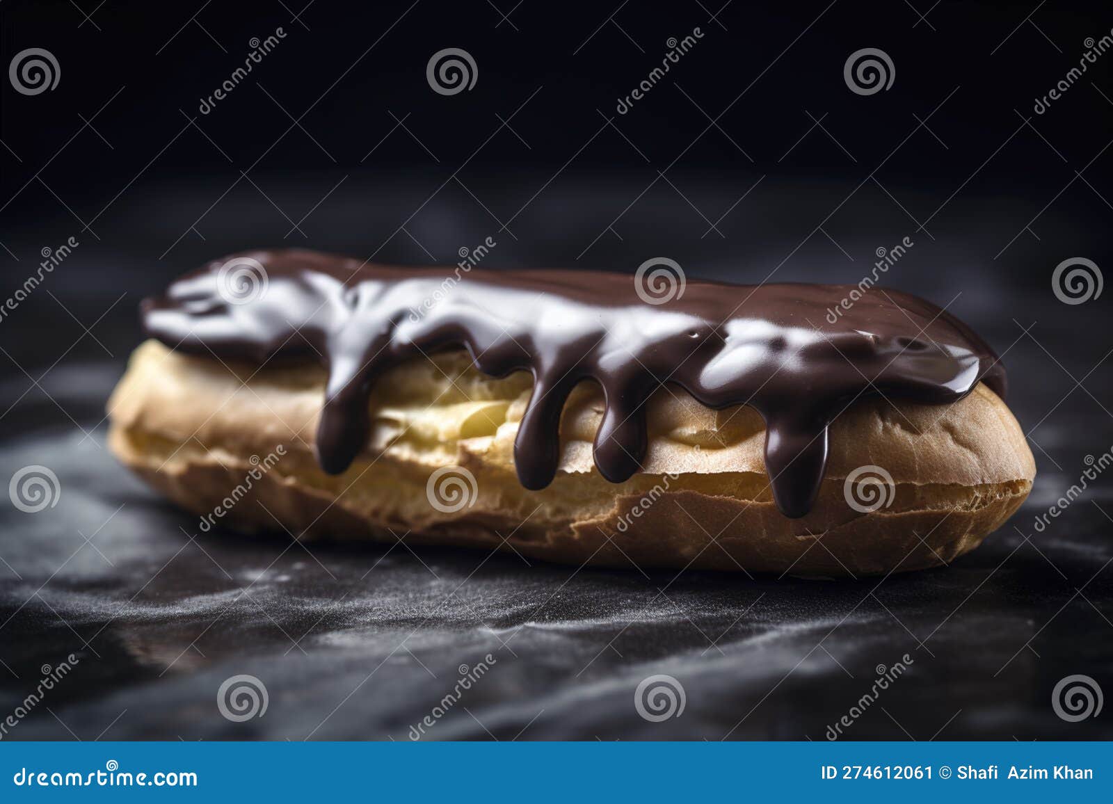 A Decadent Chocolate Eclair with Its Light and Airy Choux Pastry Shell ...