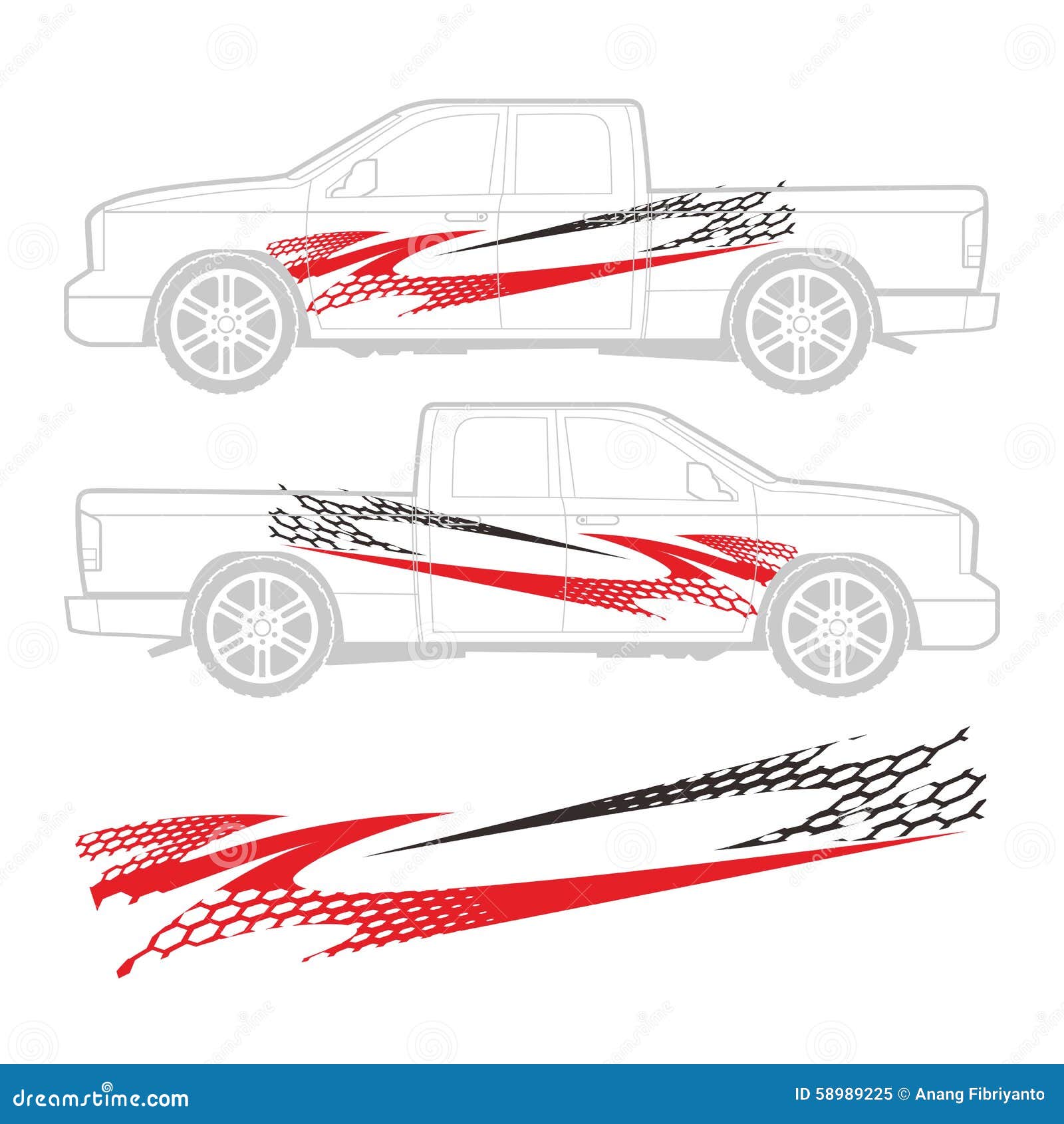 Decalcomania Dell'automobile Illustrazione Vettoriale - Illustrazione ...