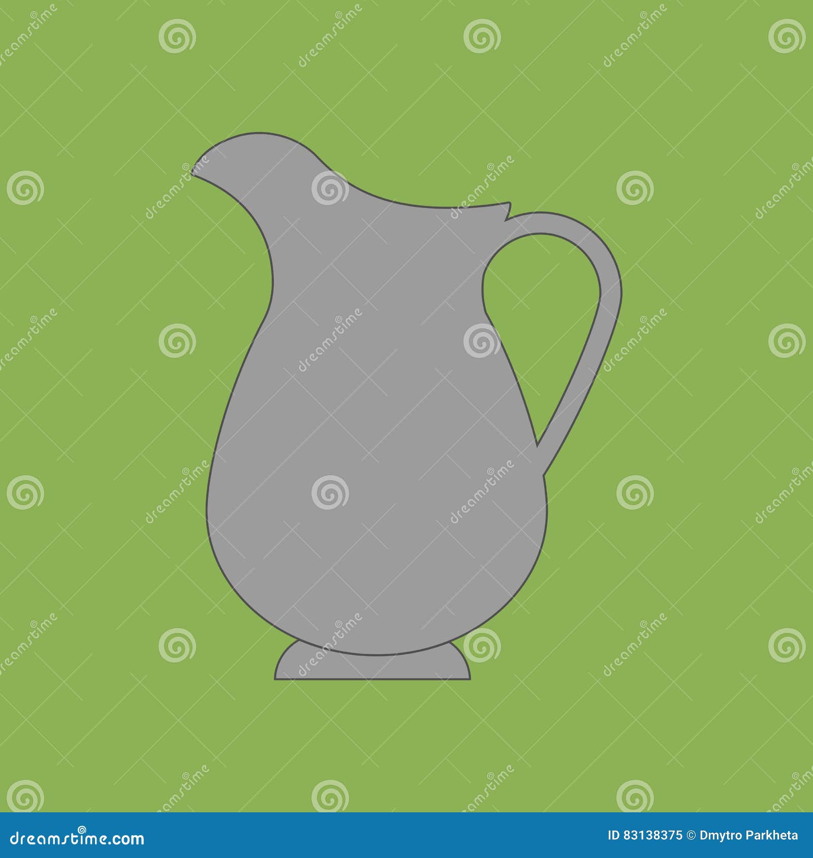 Decanter Carafe Vector Icon Stock Vector - Illustration of glass, clear ...