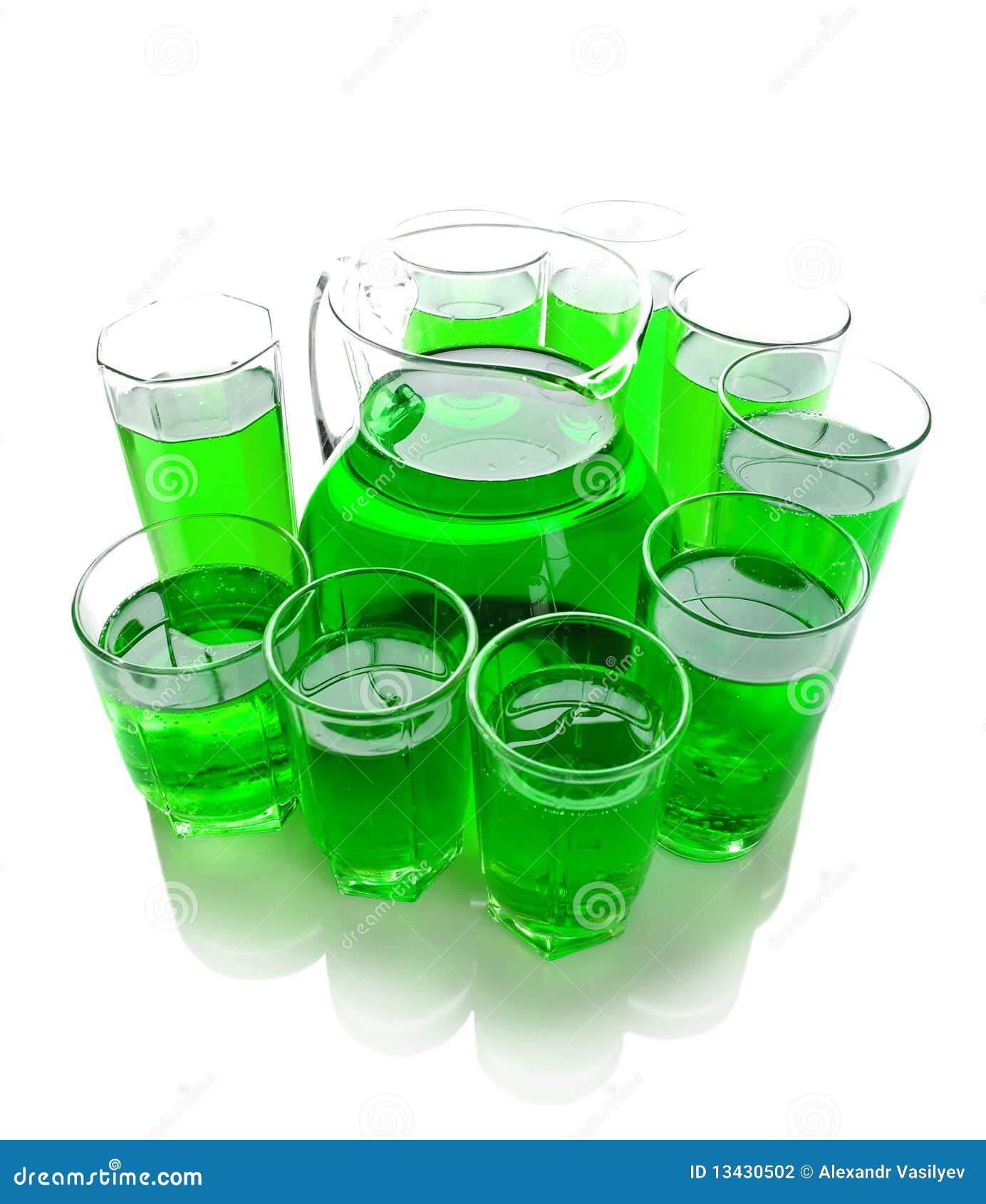 Decanter with juice stock photo. Image of limpid, green - 13430502