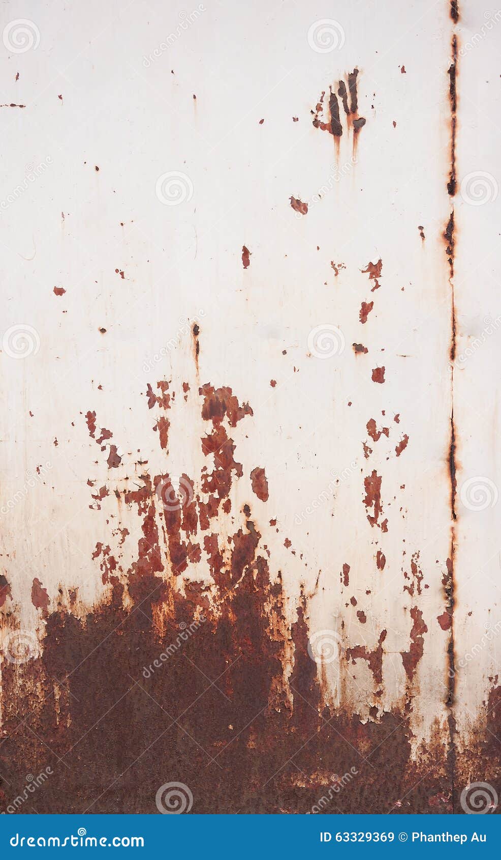Decay and Rusty of Steel Panel Stock Image - Image of grain, metallic ...