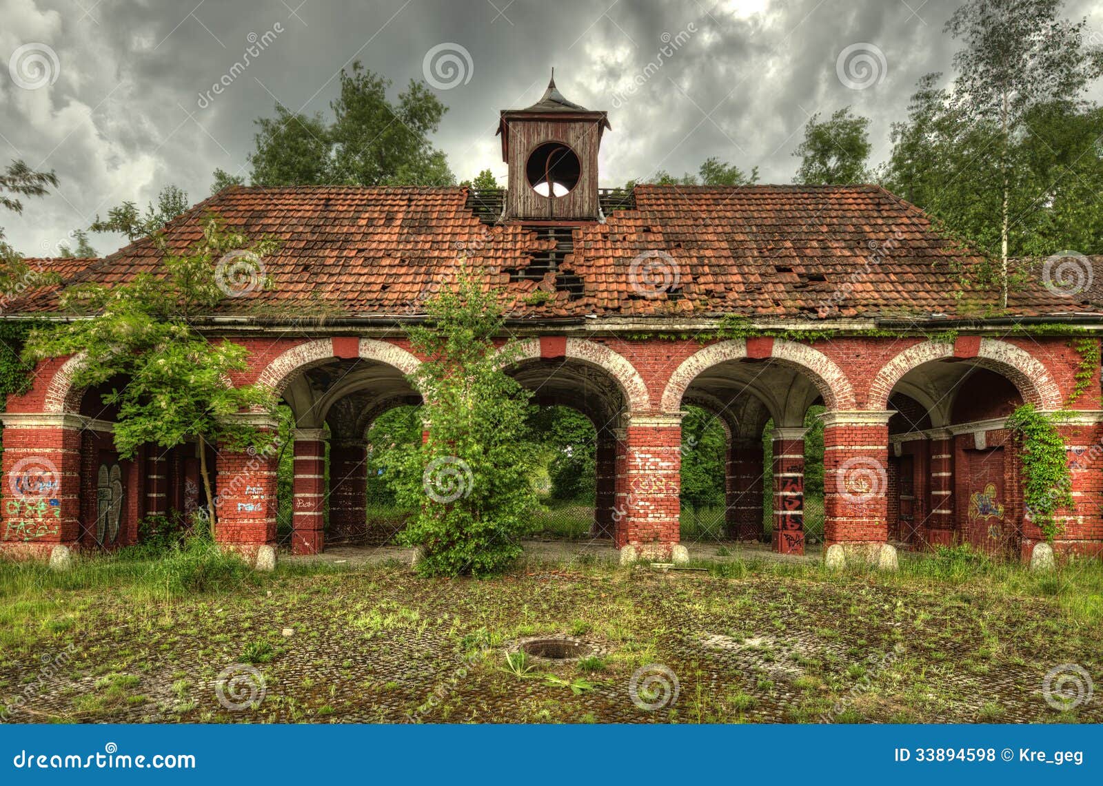 Decayed building stock photo. Image of dirty, columns - 33894598
