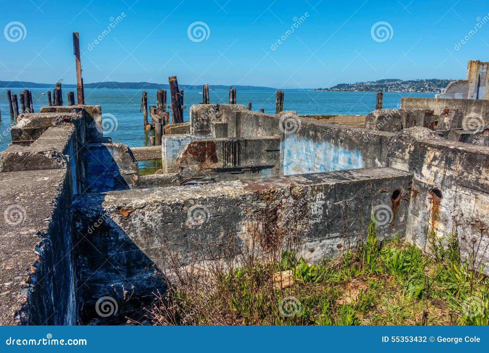 Decayed Building Foundation HDR Stock Photo - Image of water, decayed ...