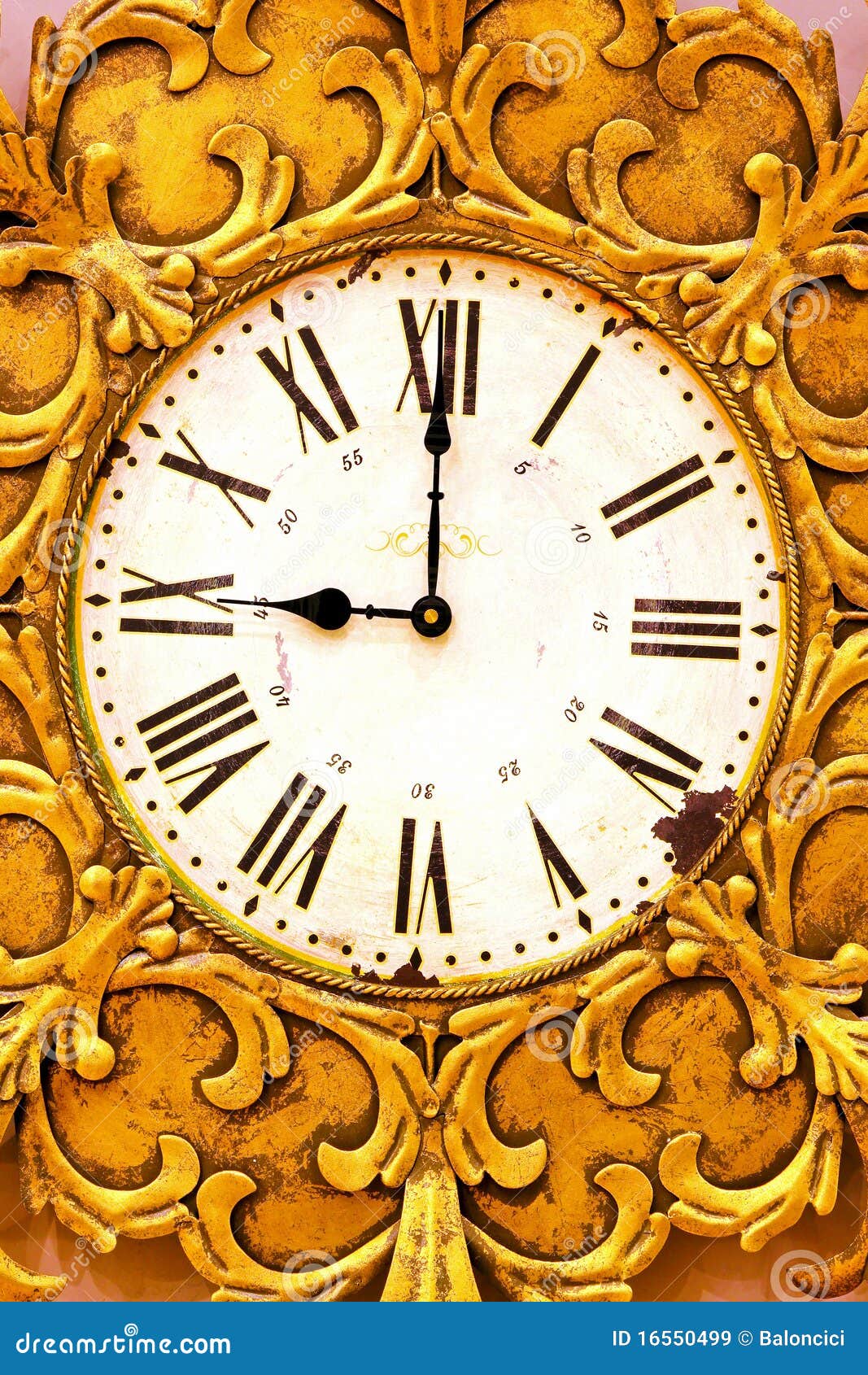 Decayed clock stock image. Image of grunge, frame, decoration - 16550499