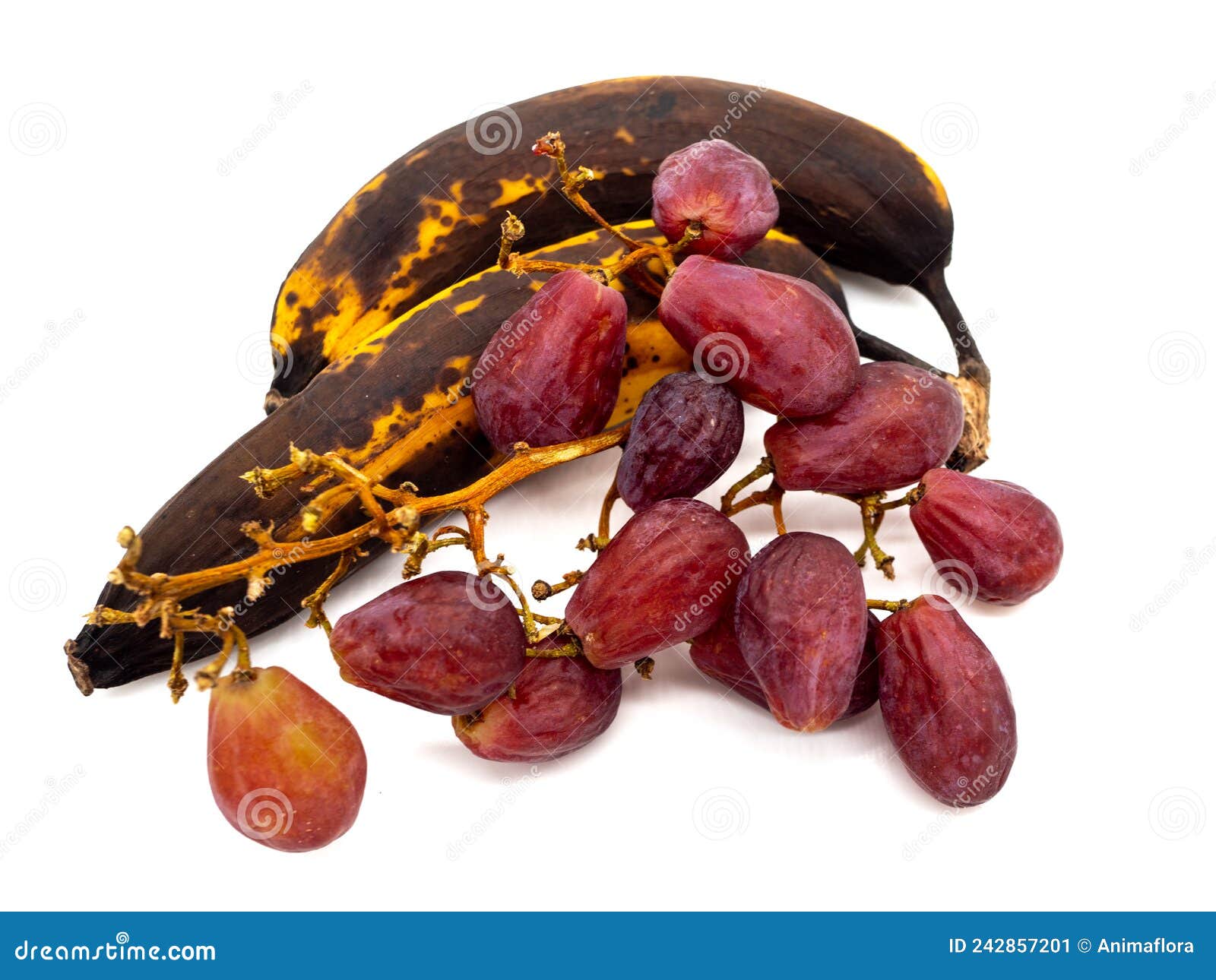 Decayed Fruit Isolated on White Background Stock Image - Image of fruit ...