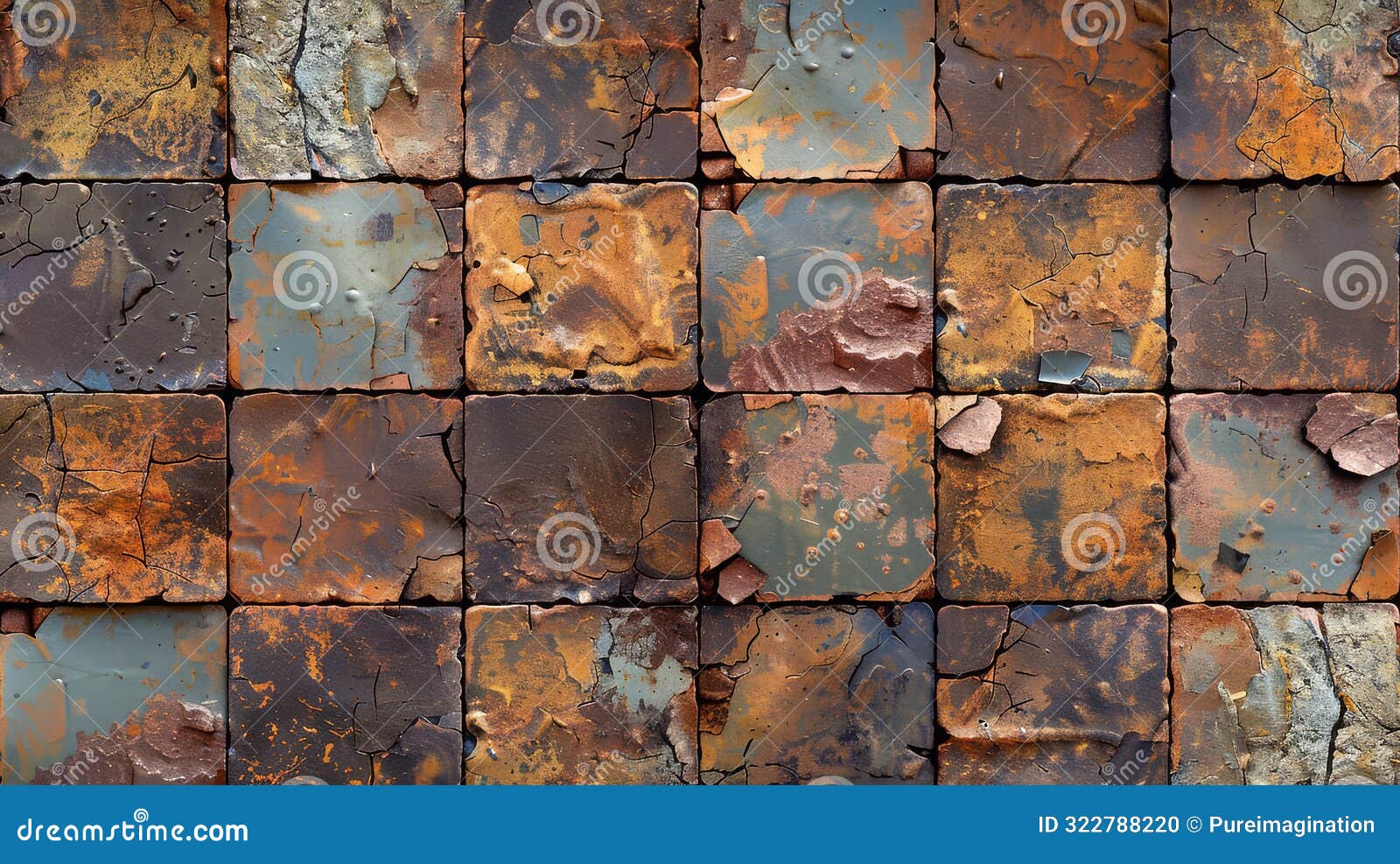 Decayed Metal Exhibits Rusty Texture, with Rough and Uneven Surfaces ...