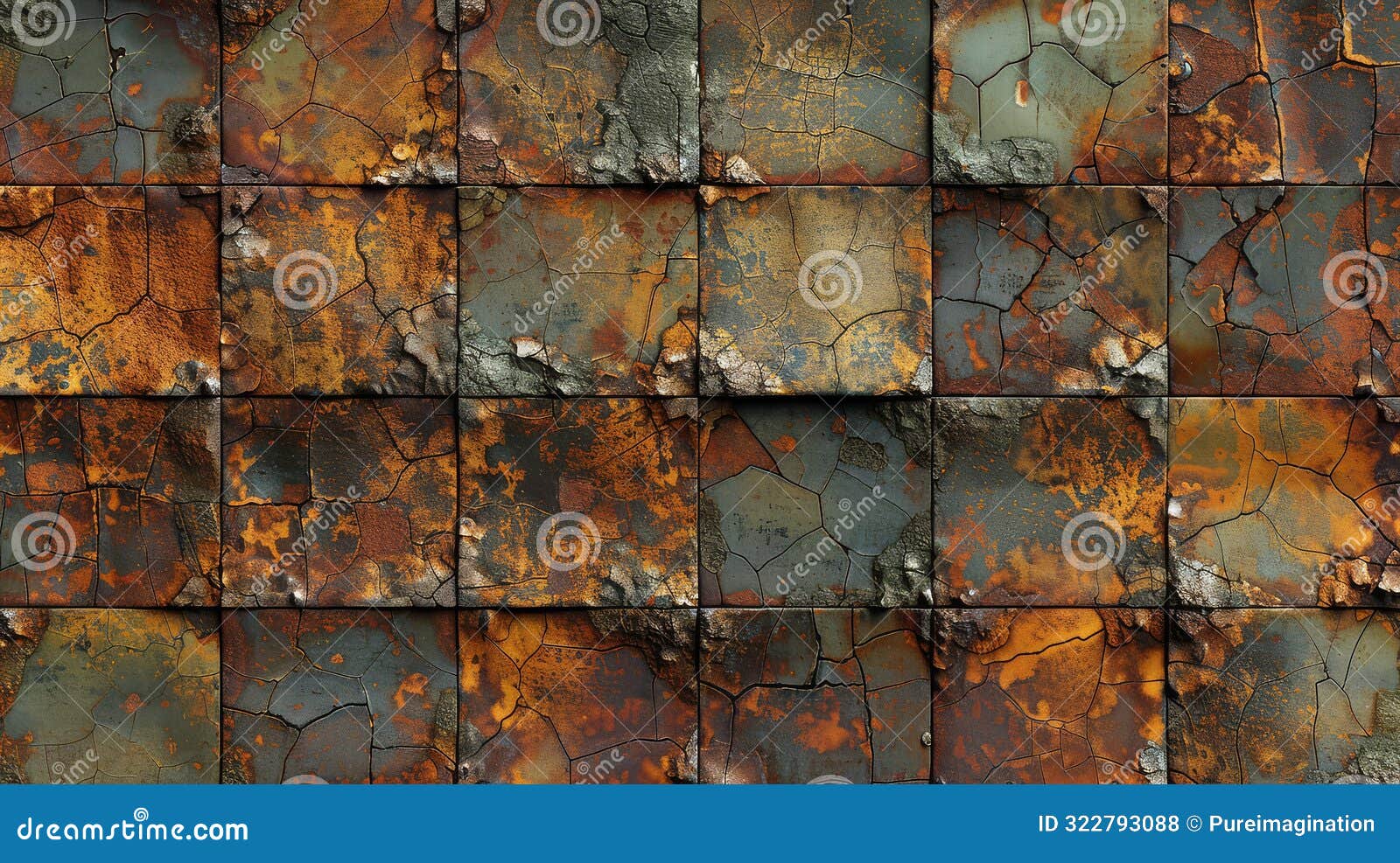 Decayed Metal Exhibits Rusty Texture, With Rough And Uneven Surfaces ...