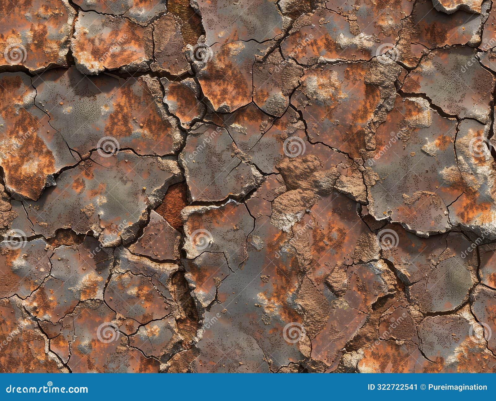 Uneven Rust On Rough, Decayed Metal Texture Stock Photography ...