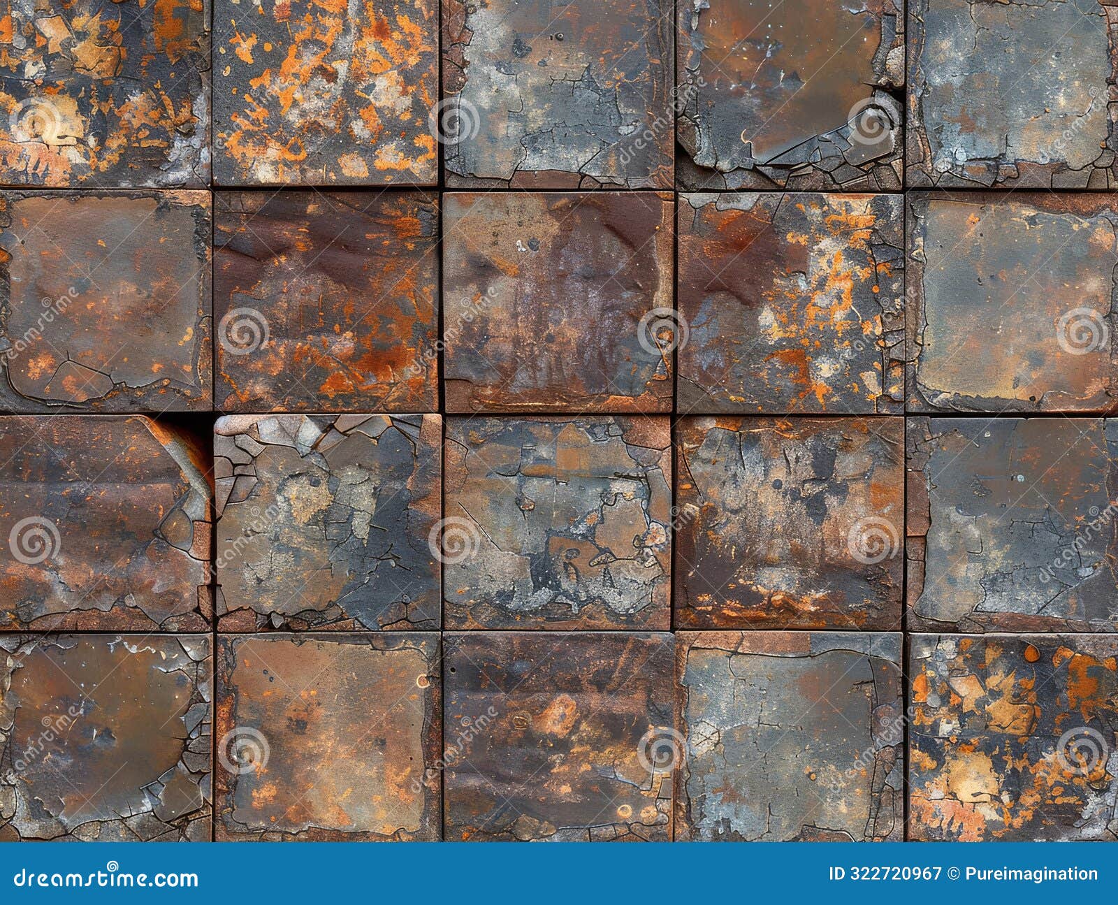 Uneven Rust On Rough, Decayed Metal Texture Stock Photography ...