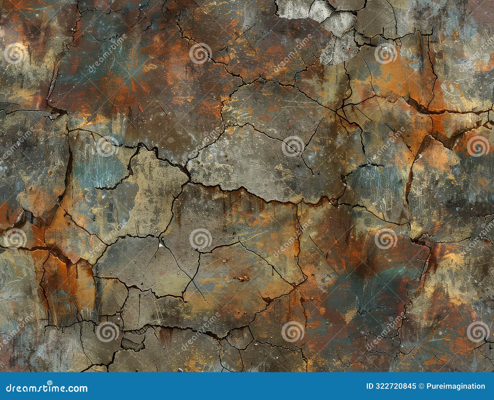 Uneven Rust On Rough, Decayed Metal Texture Stock Photography ...