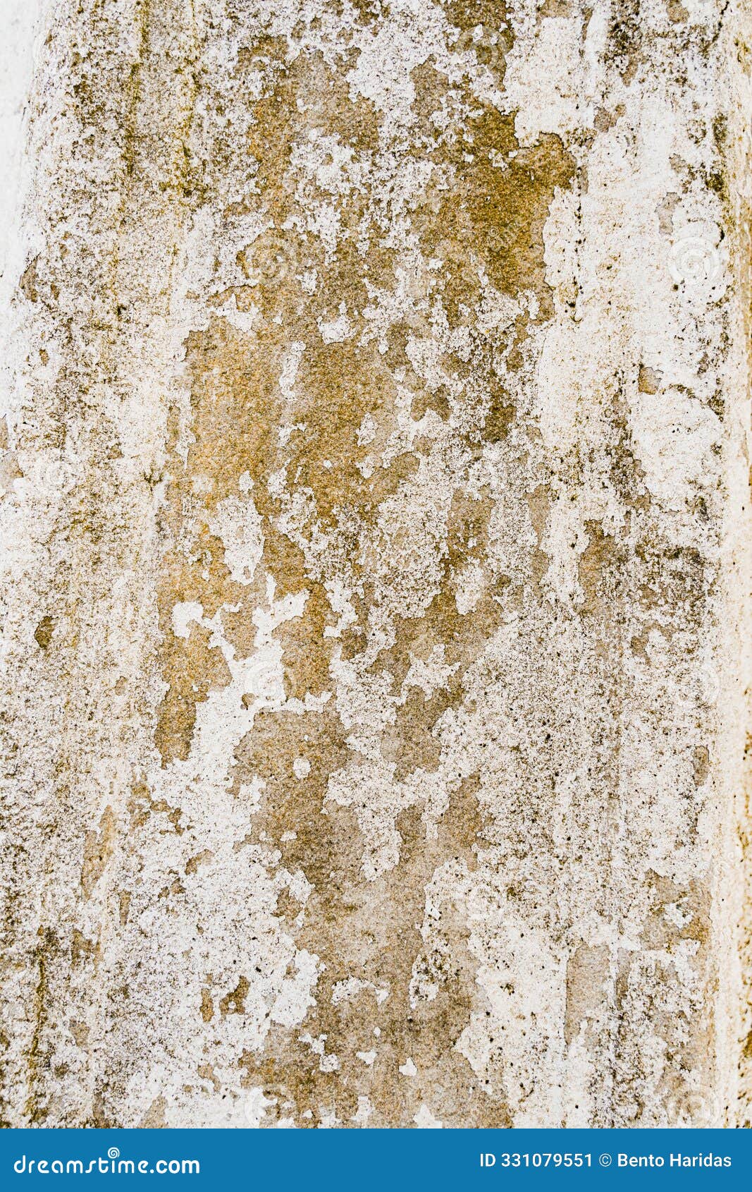 Decayed Stone Texture with Peeling Paint Stock Image - Image of fetzen ...