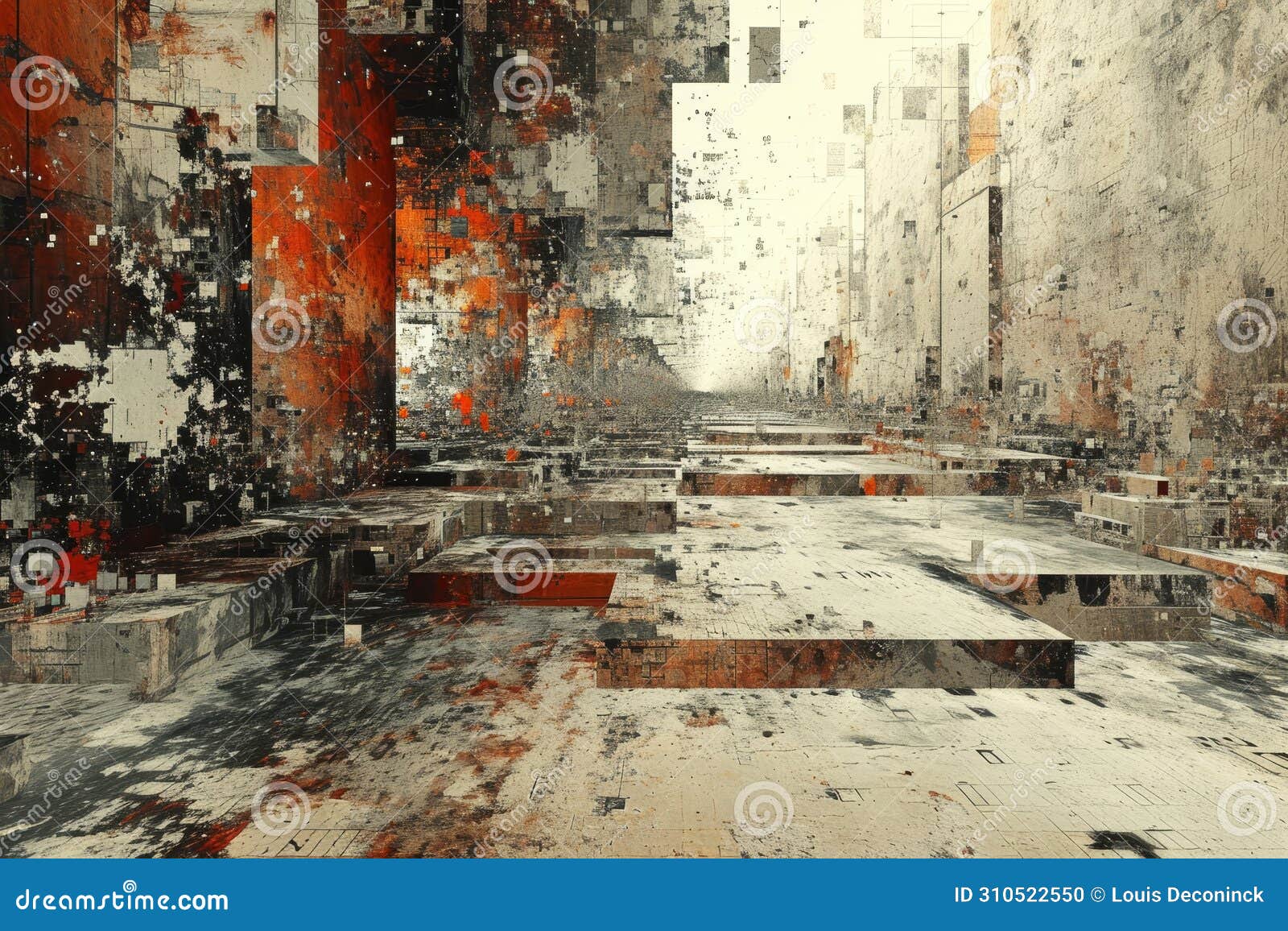 Decaying Architectural Symphony Stock Photo - Image of structures ...