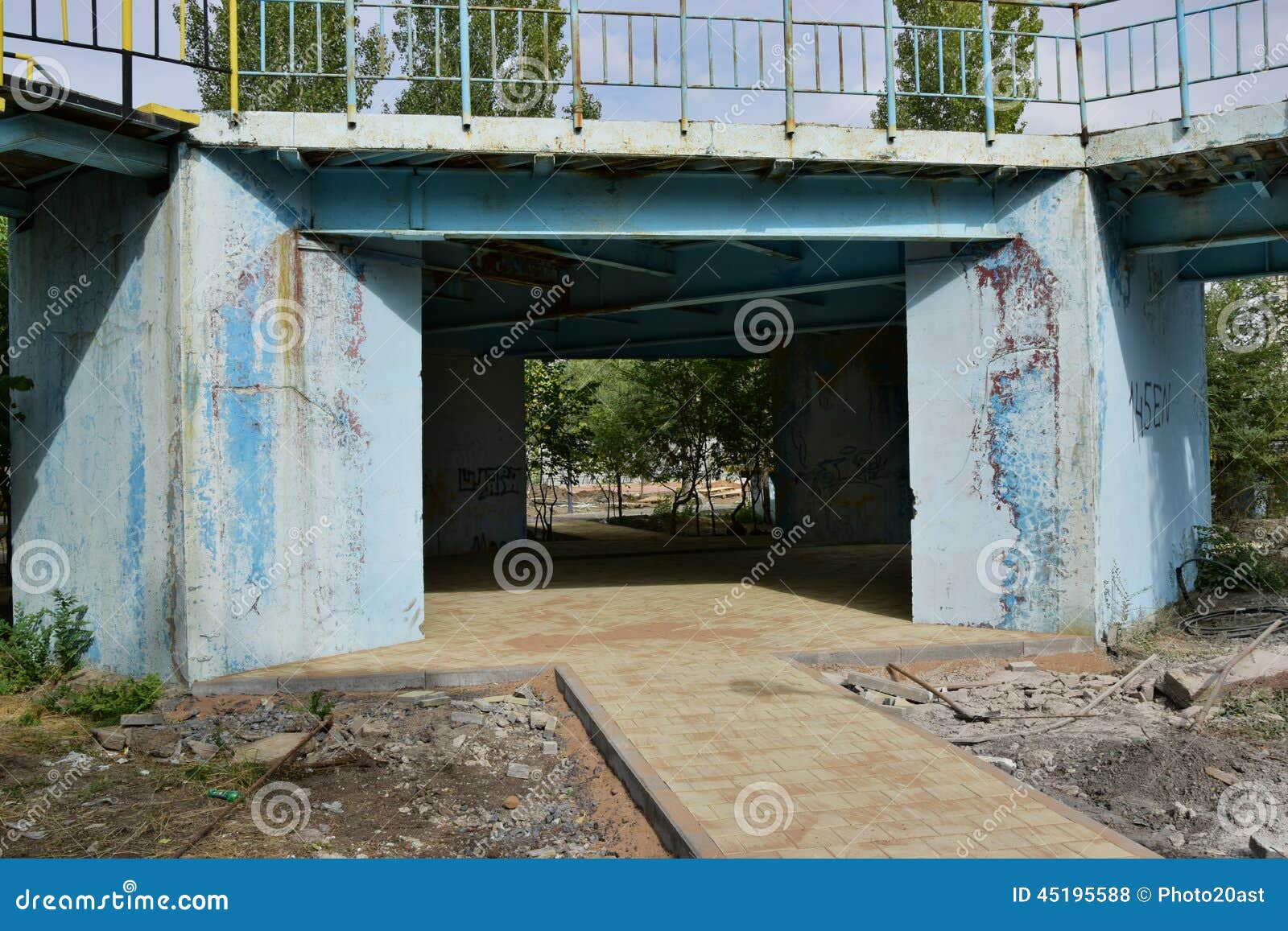 A decaying metal structure stock photo. Image of decaying - 45195588