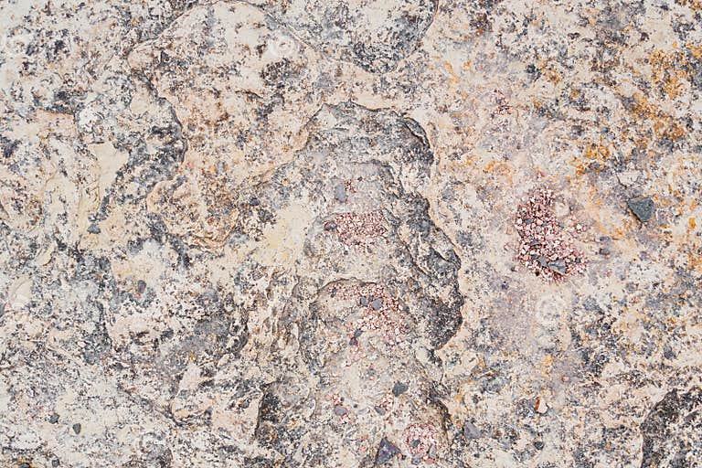 Decaying Stone Floor Texture with Eroded Surface Stock Photo - Image of ...