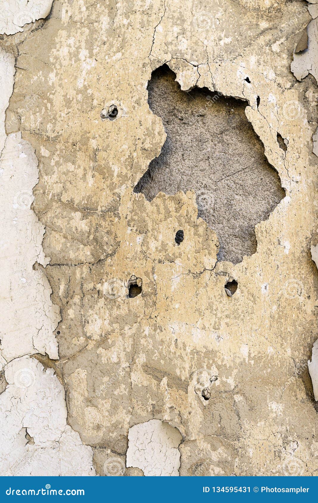 Decaying Wall Texture Close Up Stock Image - Image of exterior ...