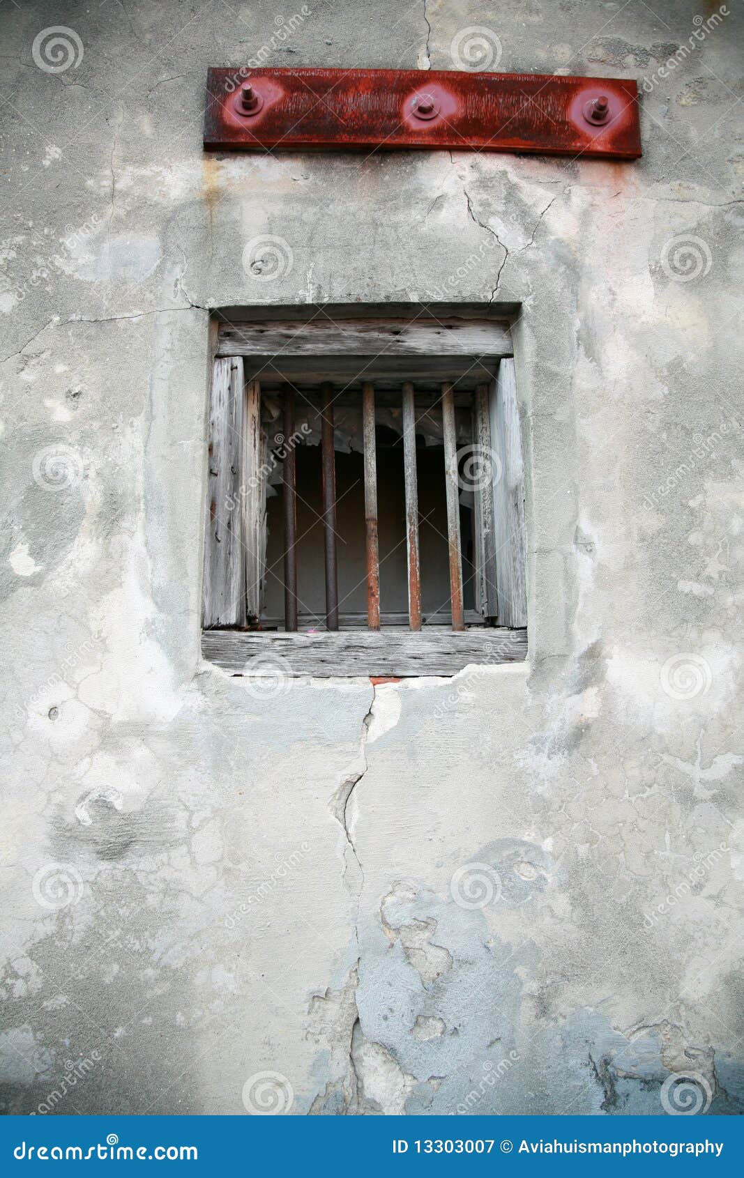 Decaying Window and Wall stock image. Image of jail, crack - 13303007
