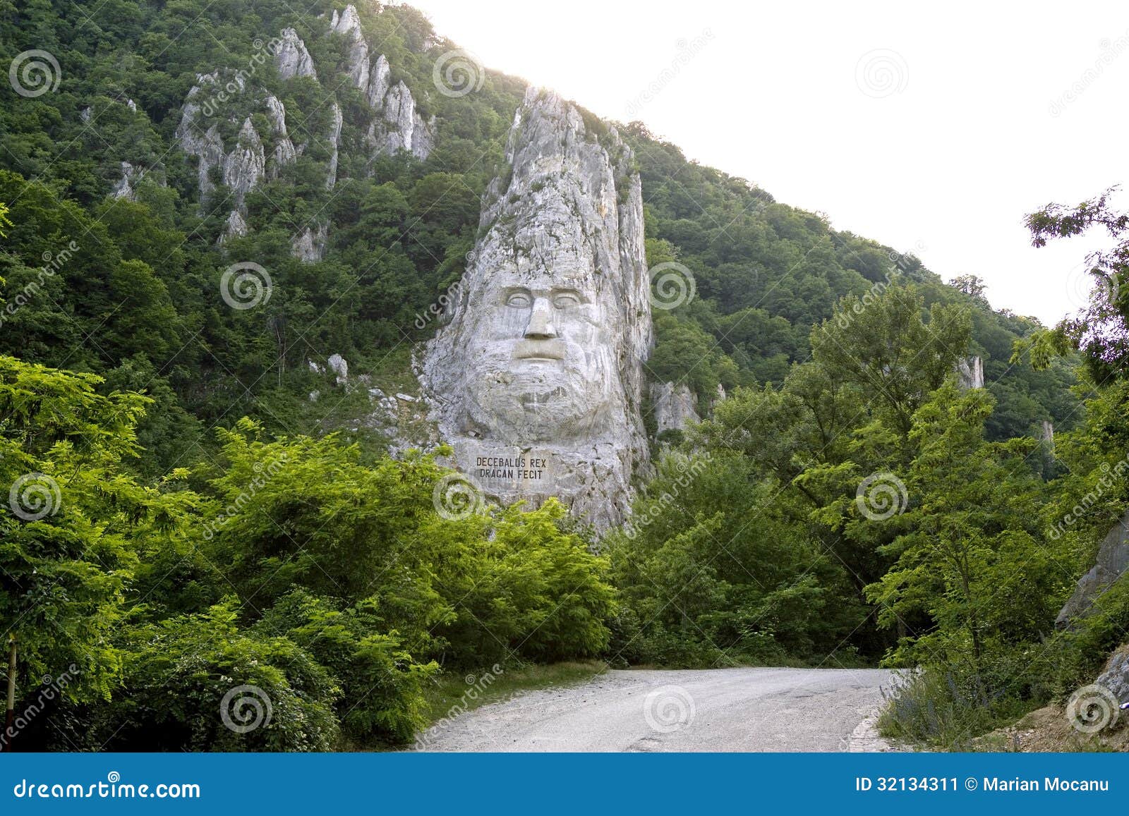 Decebal stock image. Image of stone, road, roman, massive - 32134311