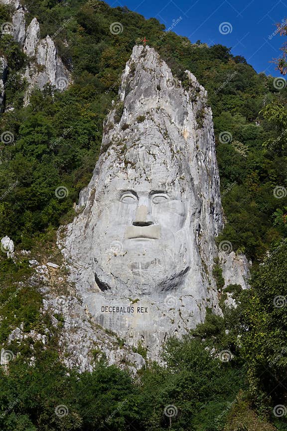 Decebalus Rex stockbild. Bild von könig, donau, rumänien - 19501765