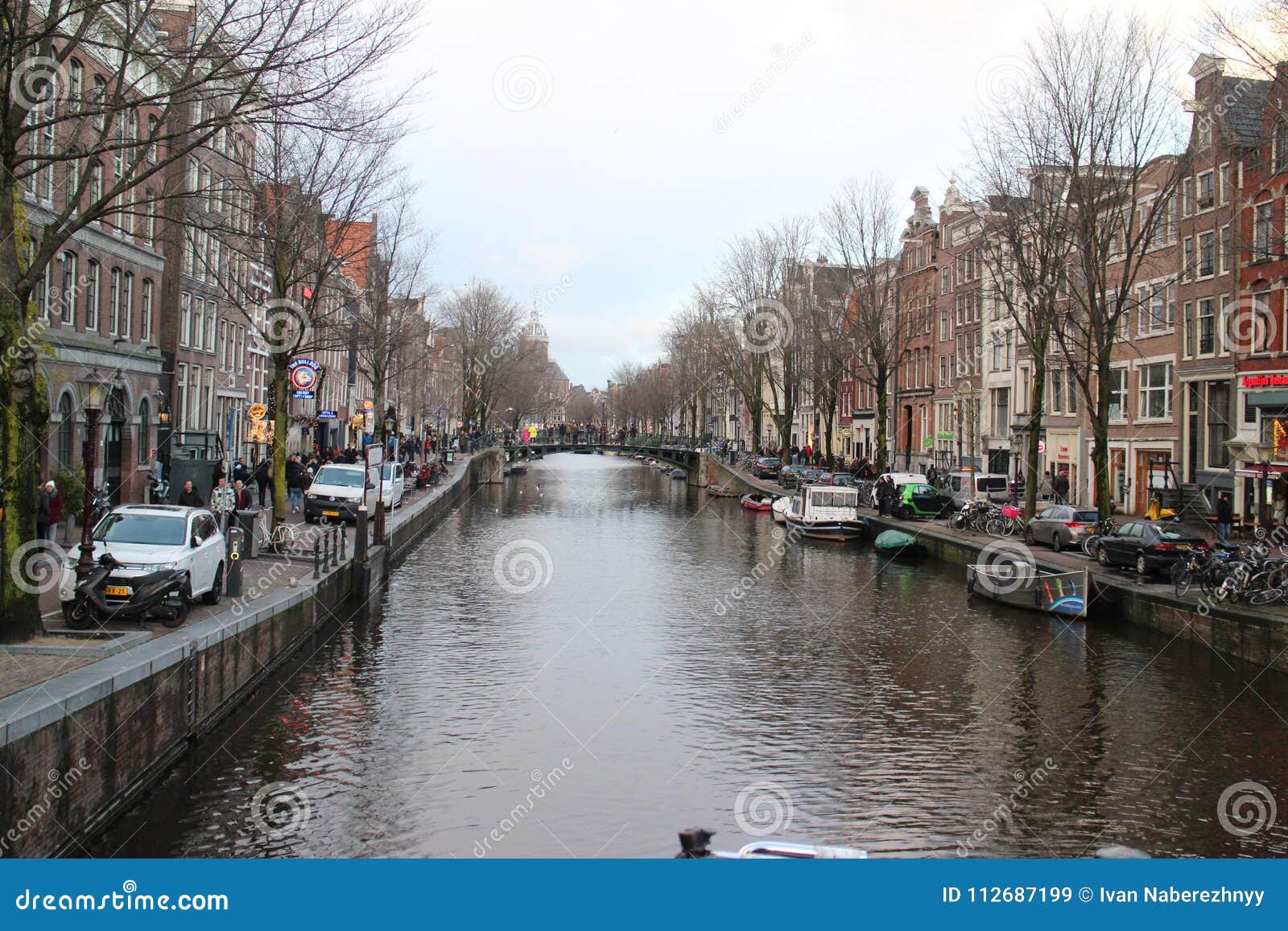 Amsterdam channels editorial stock image. Image of december - 112687199